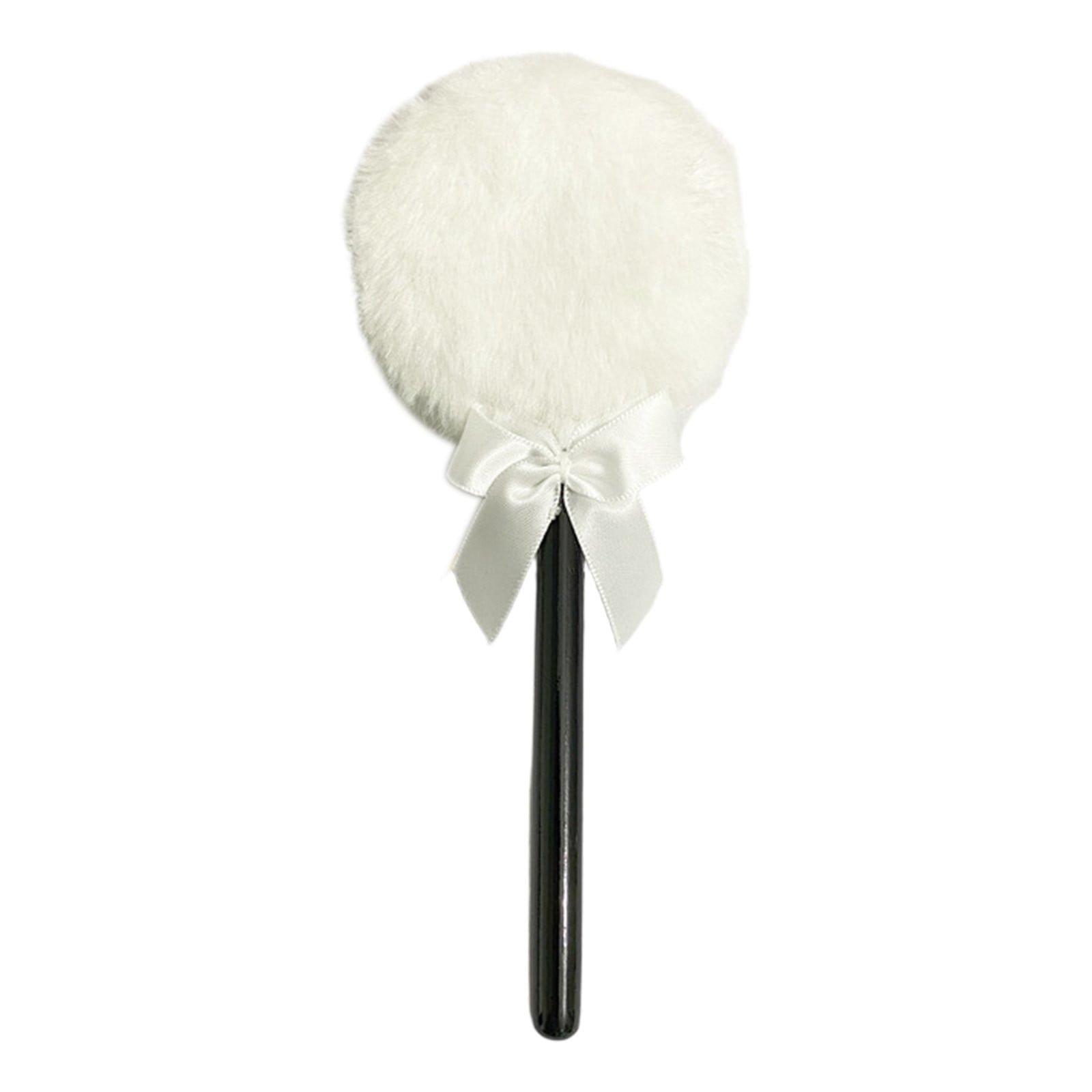 Beauos White Lollipop Powder Puff, Long Handle Body Powder Applicator ...