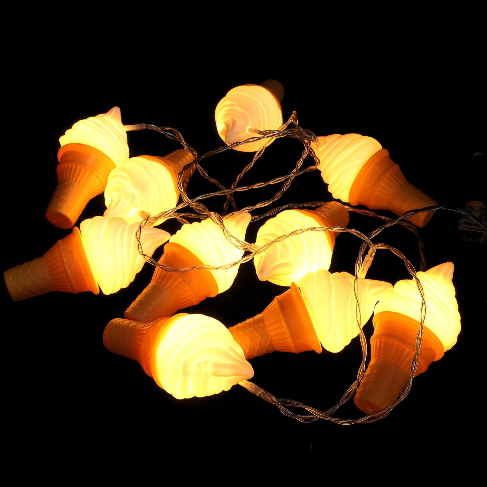 Beaupretty 1 Set Battery Operated Ice Cream Lights Illumination For ...