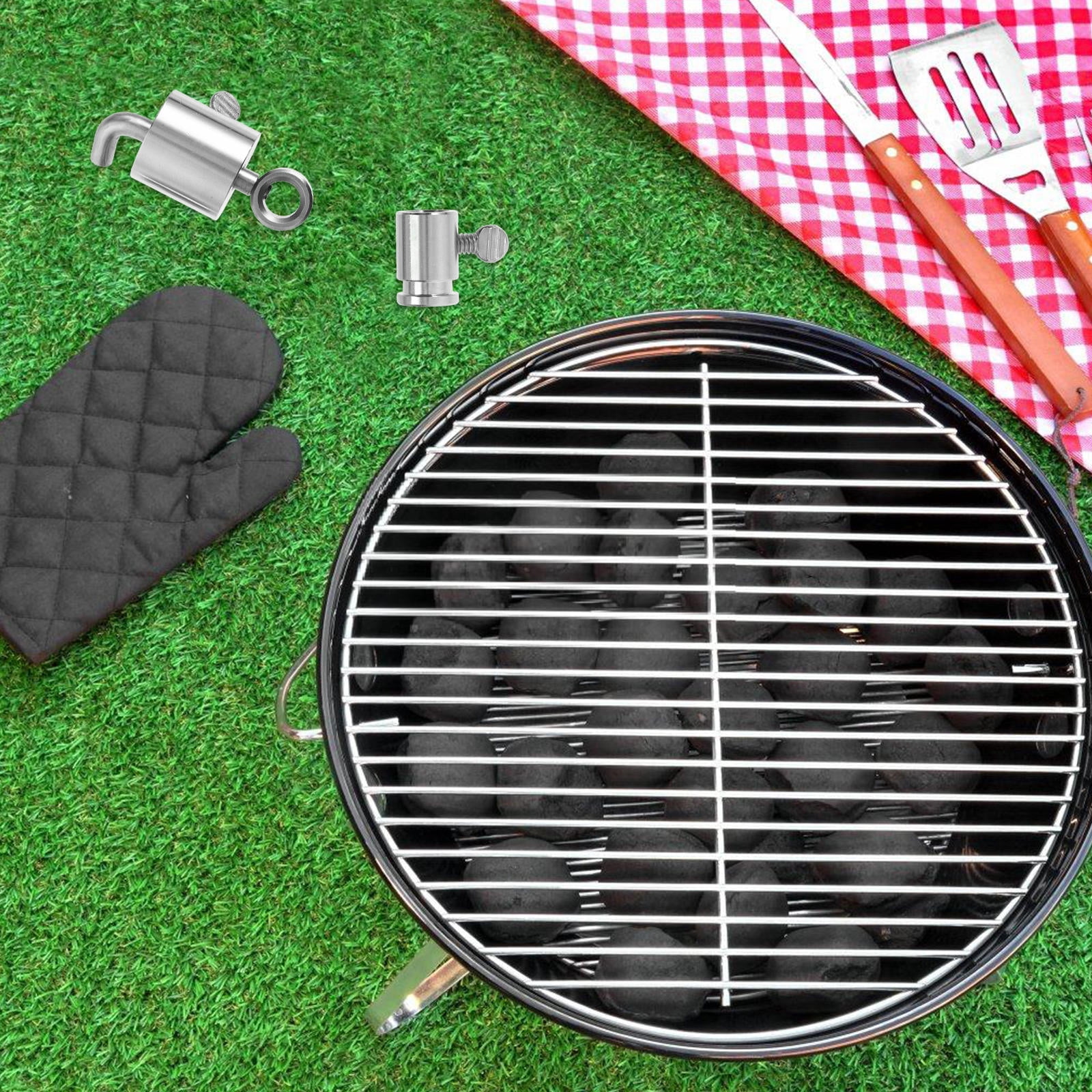 Beaupretty 1 Set of Rotisserie Parts for Grill Balance Weight Silver ...