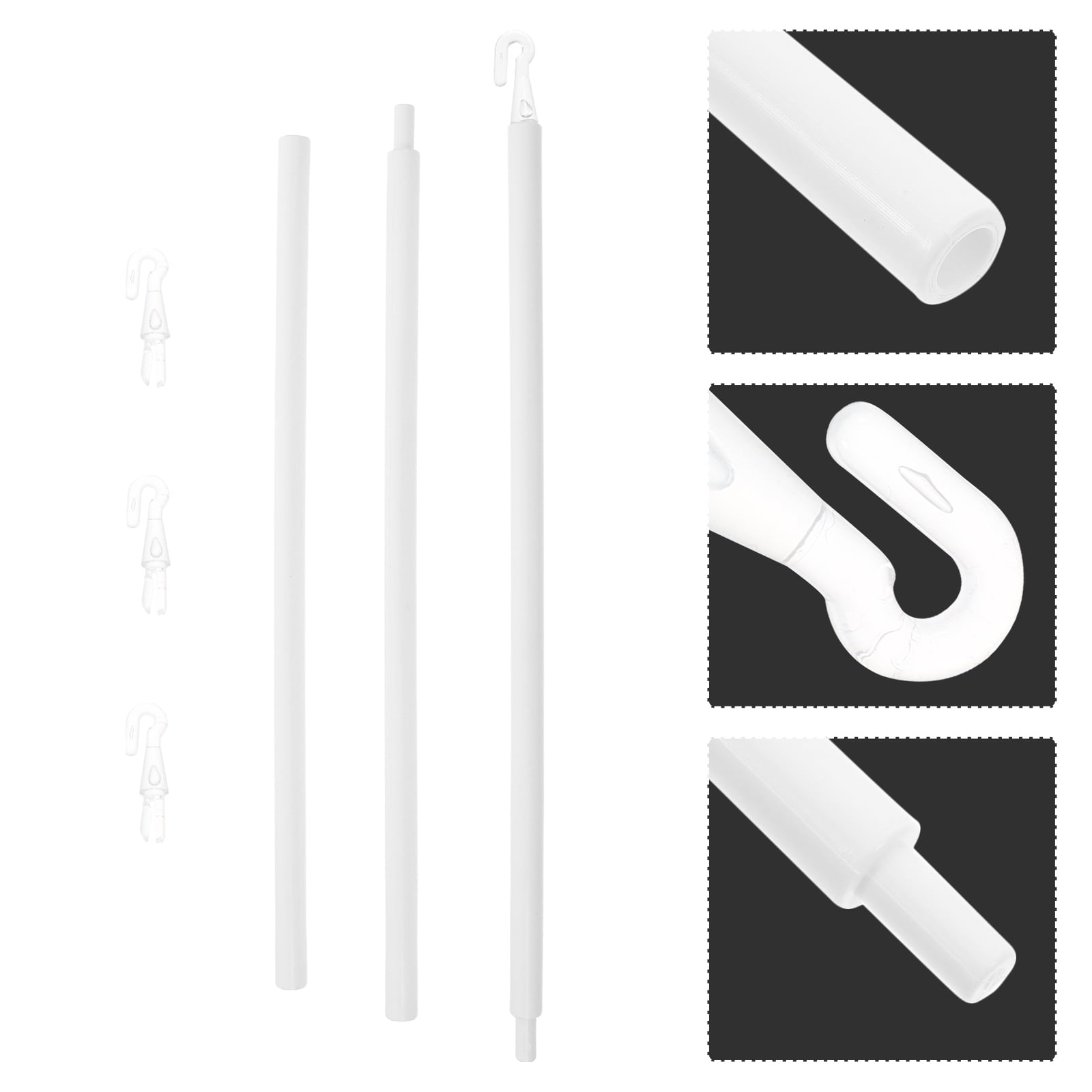 Beaupretty 1 Set of Window Blind Tilt Wand in White Color for Easy ...