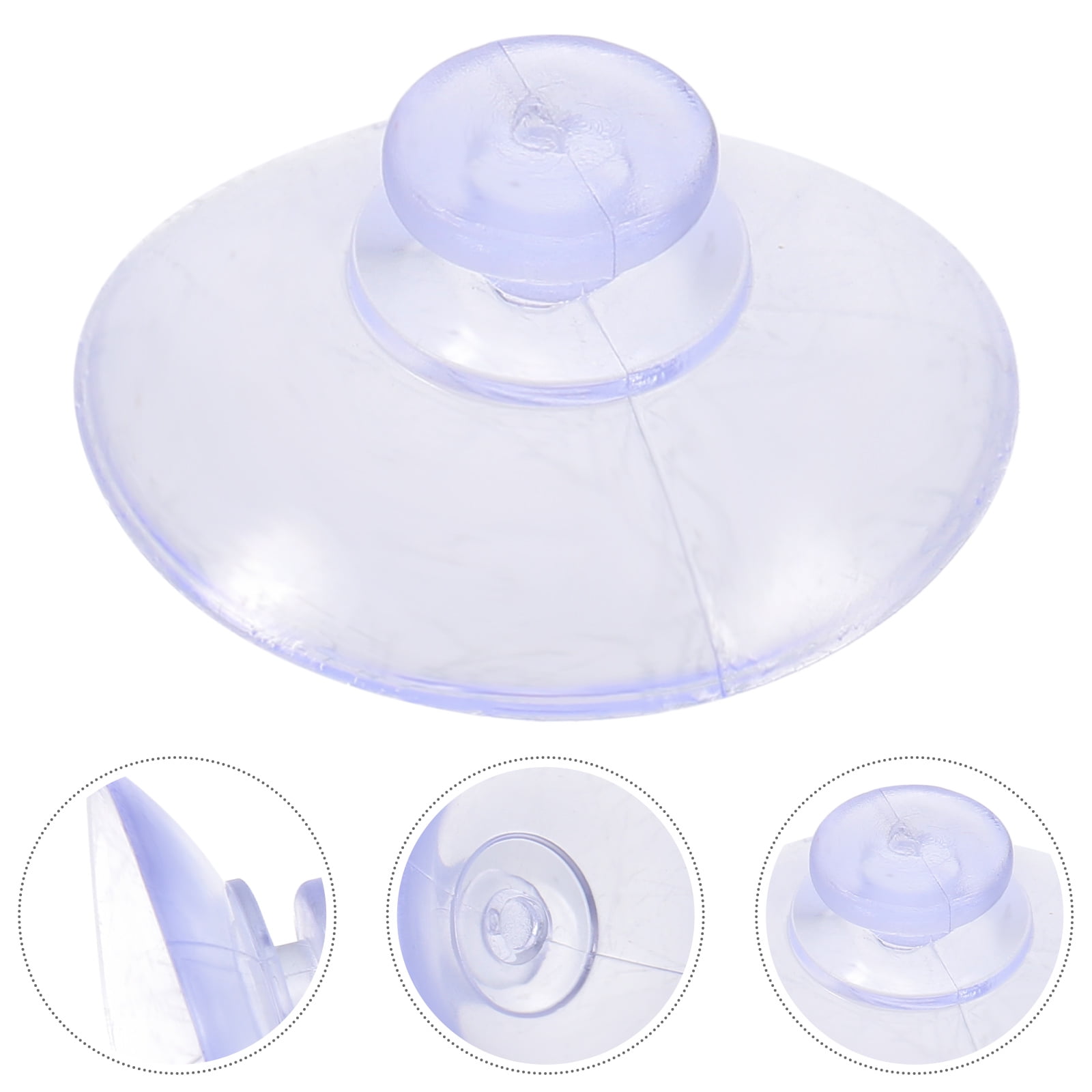 Beaupretty 100pcs Suction Cup Hangers Transparent PVC Strong Suction ...