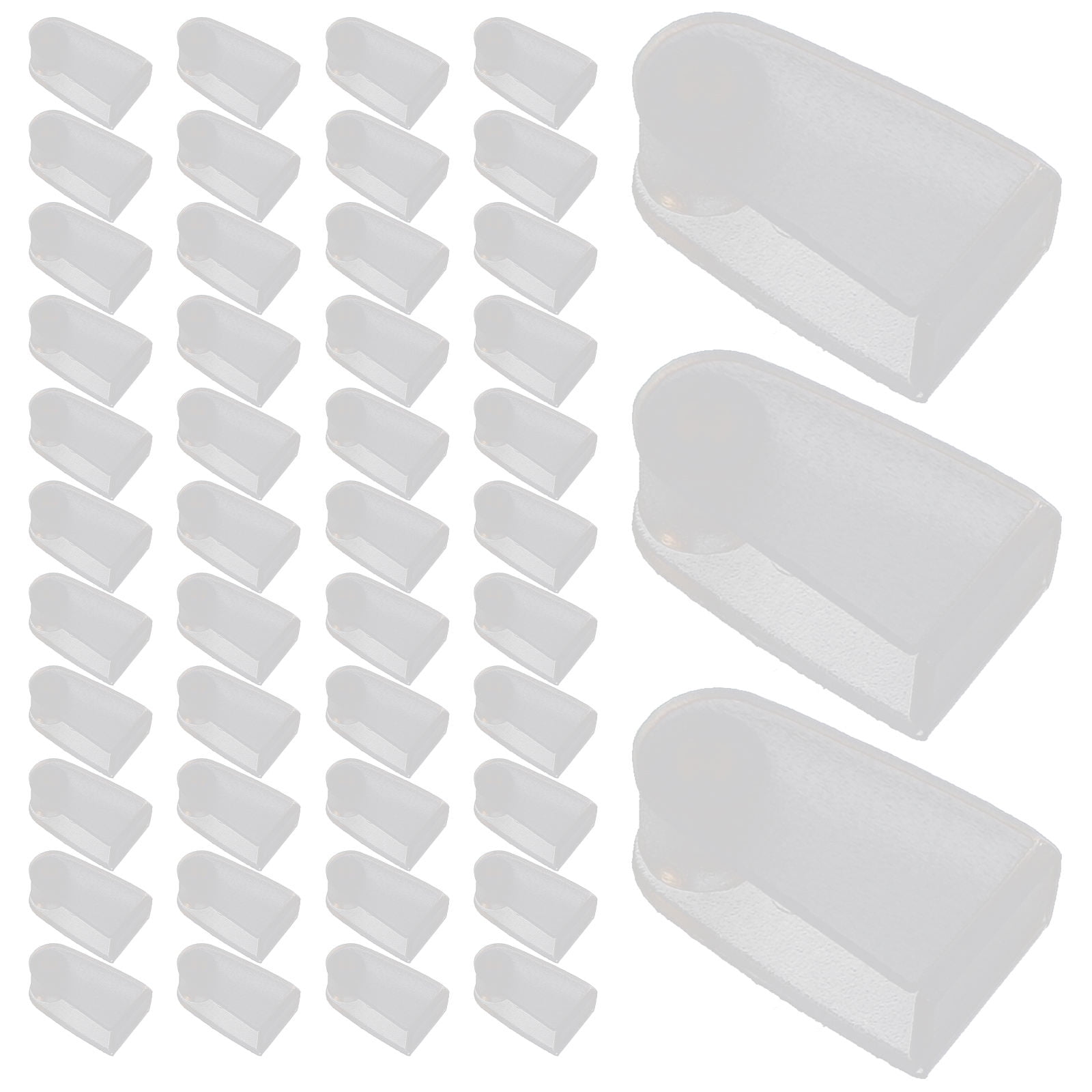 Beaupretty 100Pcs Plastic Foldable Clips Flexible Key Ring Connect ...