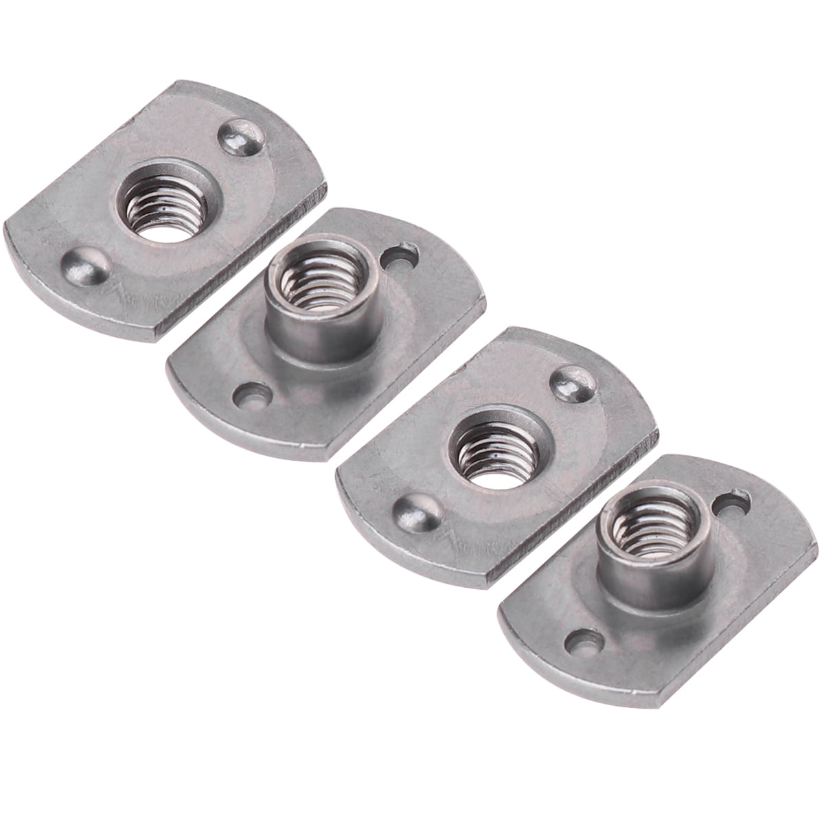 Beaupretty 1Pack Silver Carbon Steel Welded Insert T-Nuts Pronged Tee ...