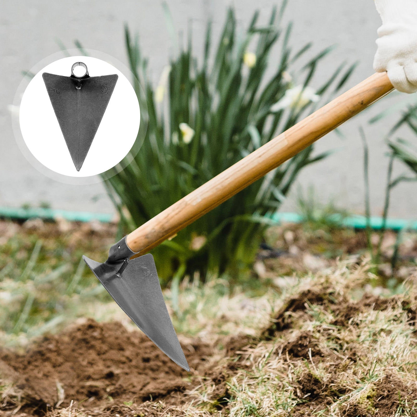 Beaupretty 1Pack Hand Weeding Hoe Steel Digging Tool for Gardeners ...