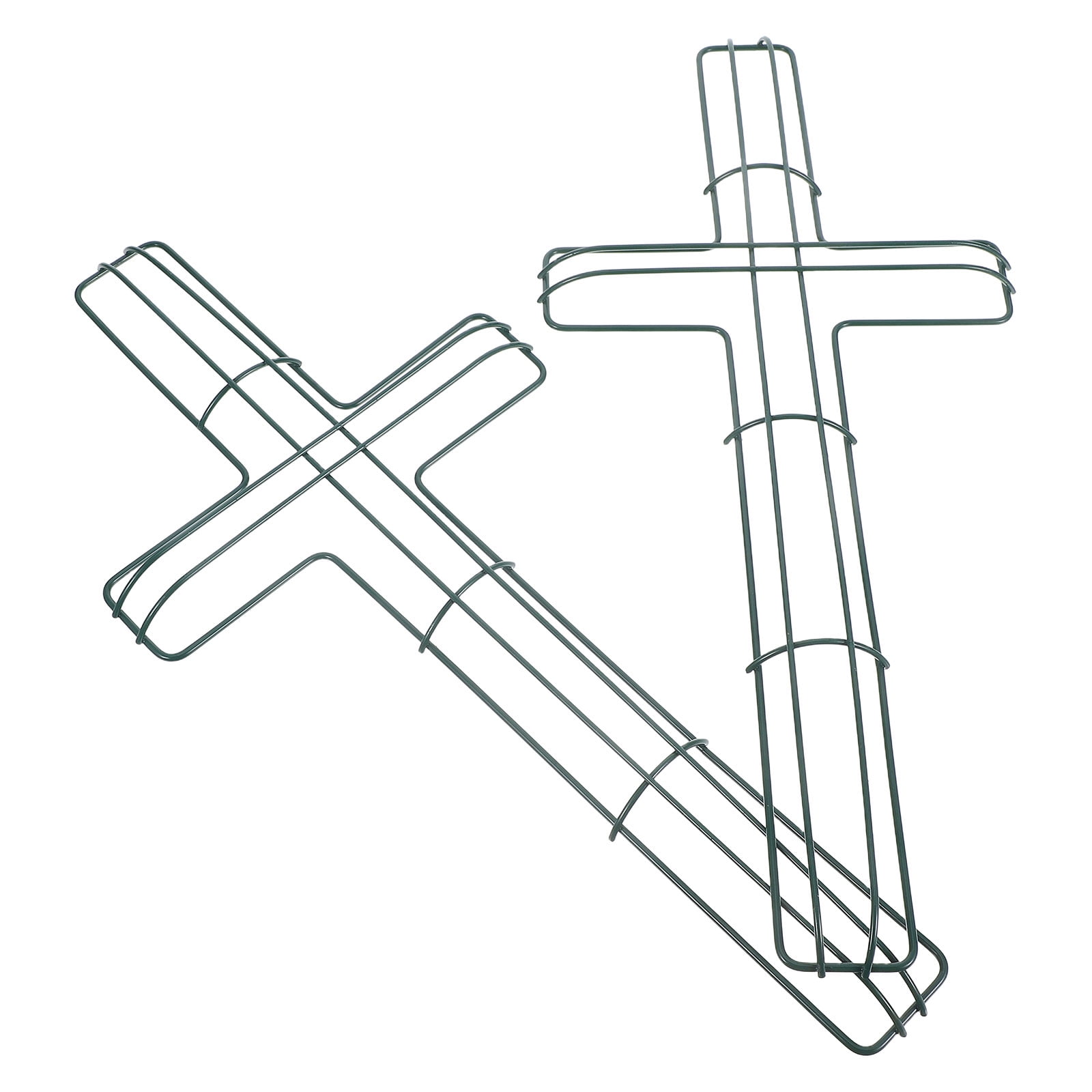 Beaupretty Wreath Making Tool Cross Shaped Metal Frame Iron 2Pcs ...