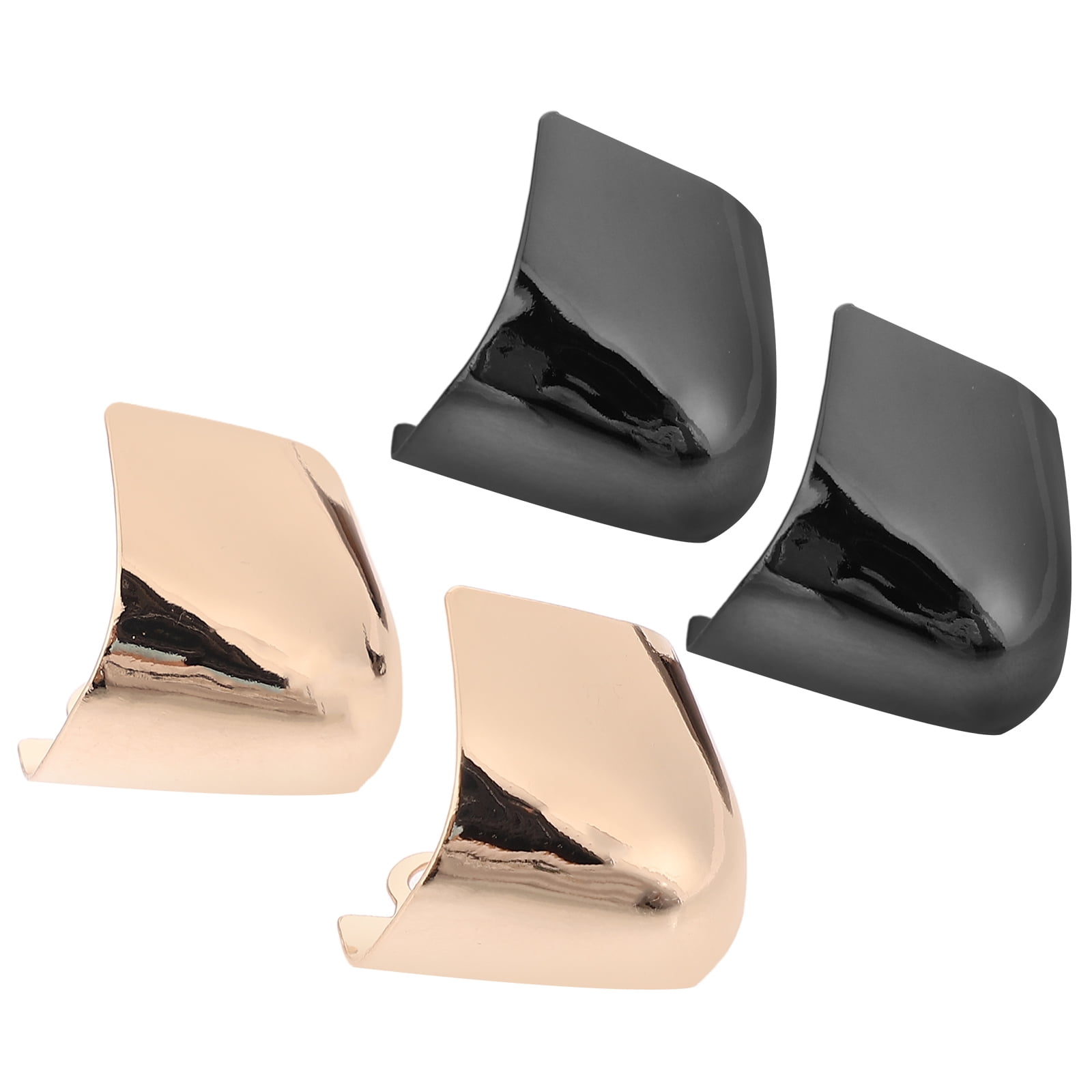 Beaupretty 2 Pairs per Set Shoe Heel Tip Cover Metal Gold Invisible ...
