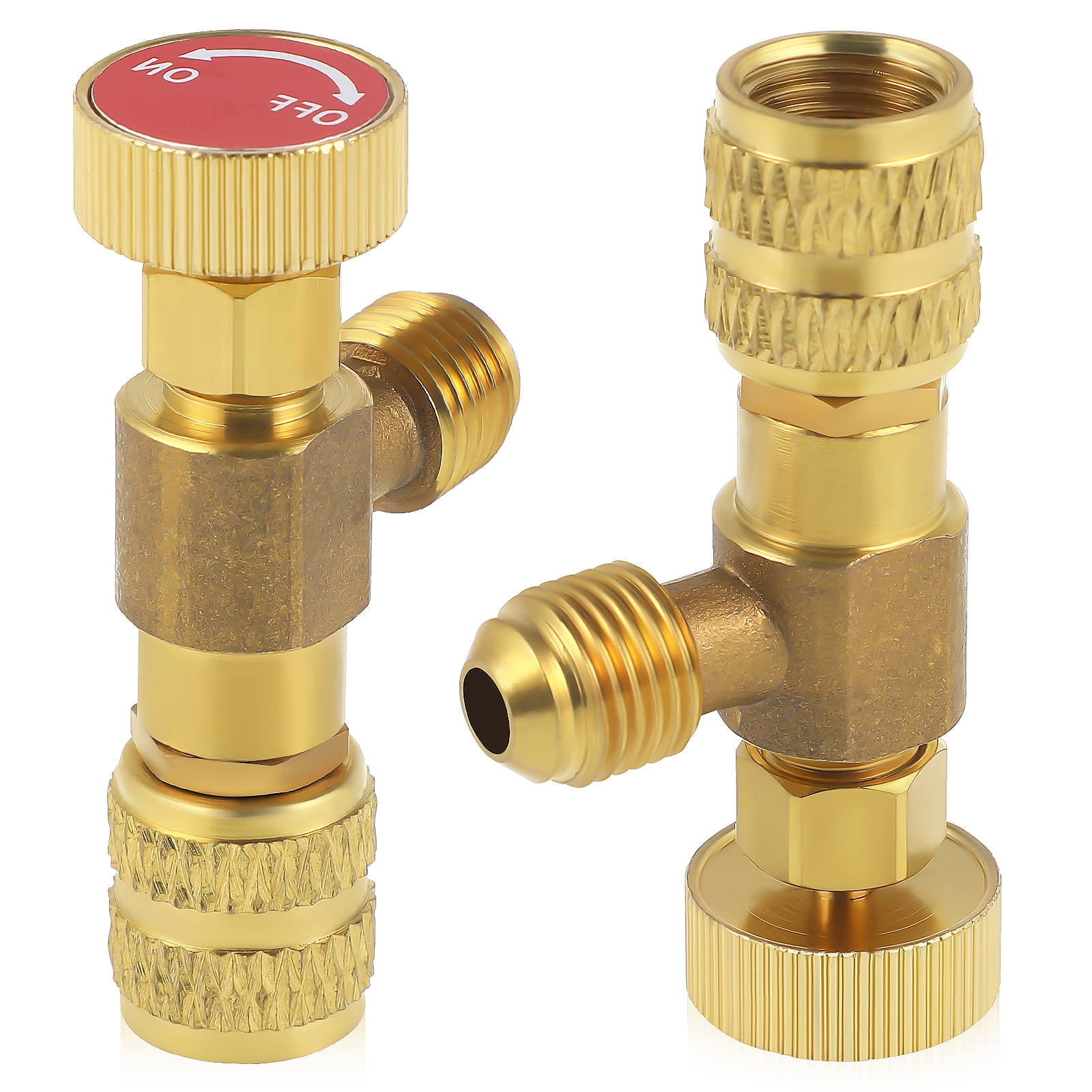 Beaupretty 2 Pcs Filling Safety Valve Quick Coupler Brass Assorted ...