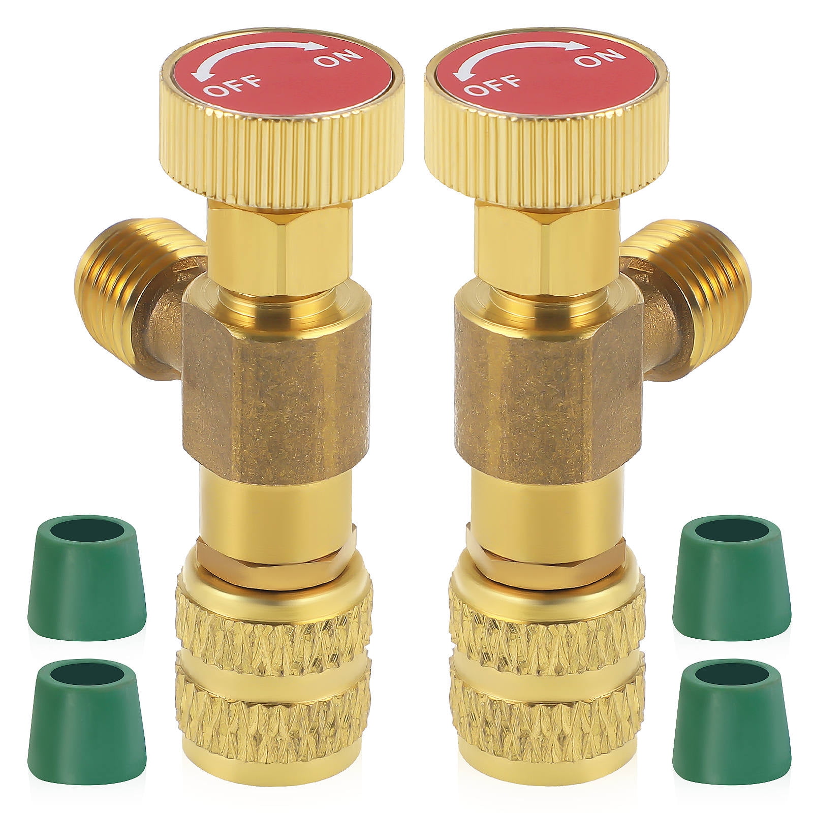 Beaupretty 2 Pcs Valve Liquid Safety Valve Brass Assorted Color For ...