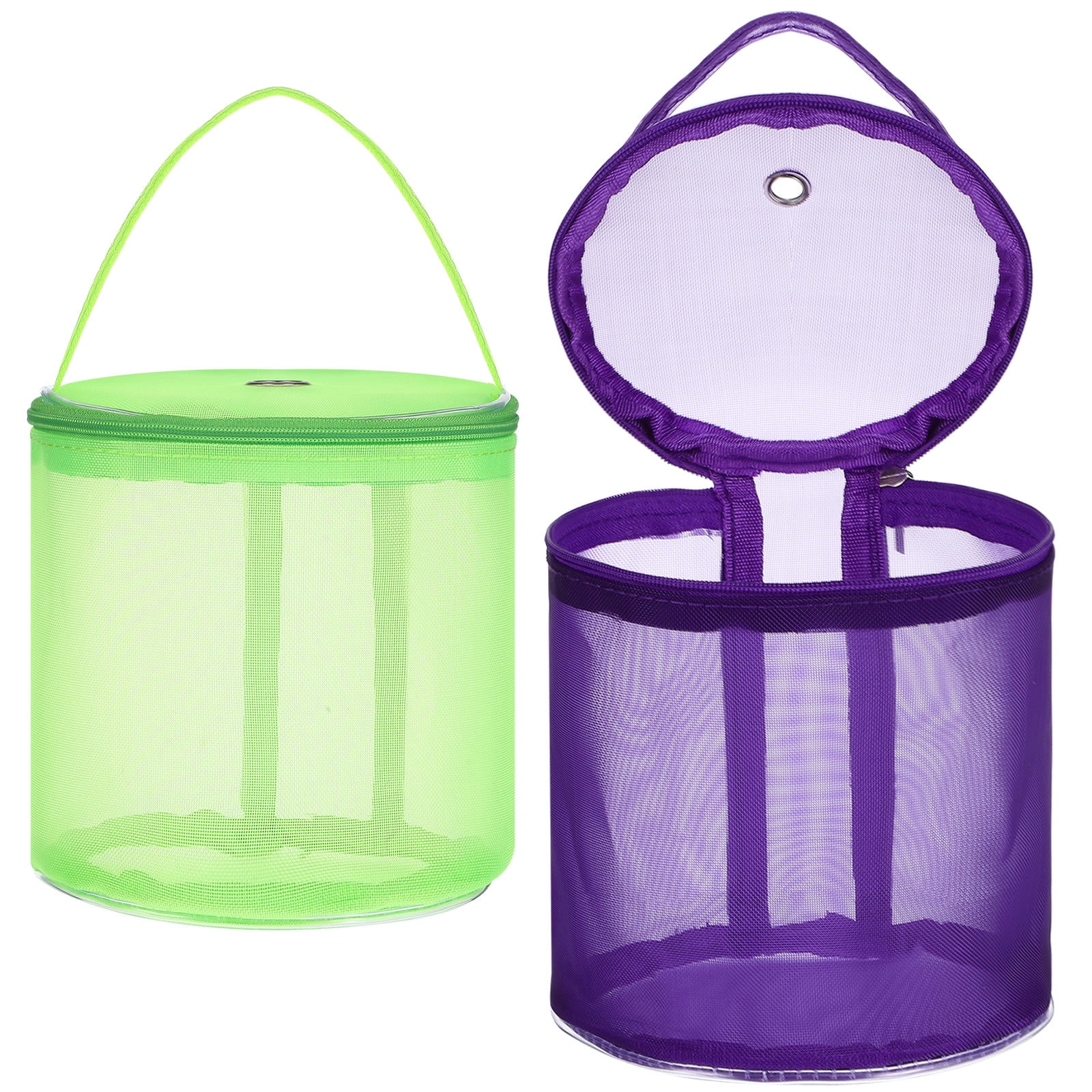 Beaupretty Yarn Storage Tote Sewing Bag Purple Mesh 2 Pcs - Walmart.com