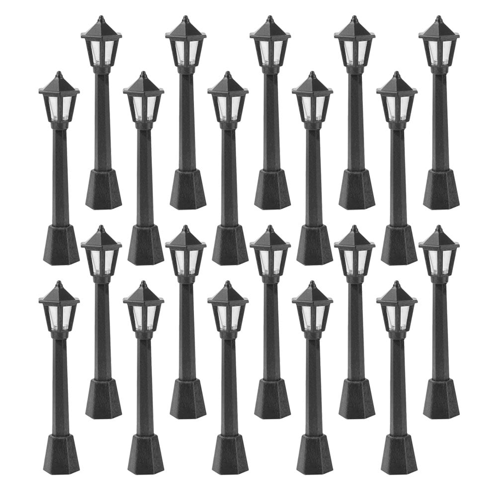 Beaupretty 20Pack Tiny Lights For Decoration Miniature Street Lamp ...