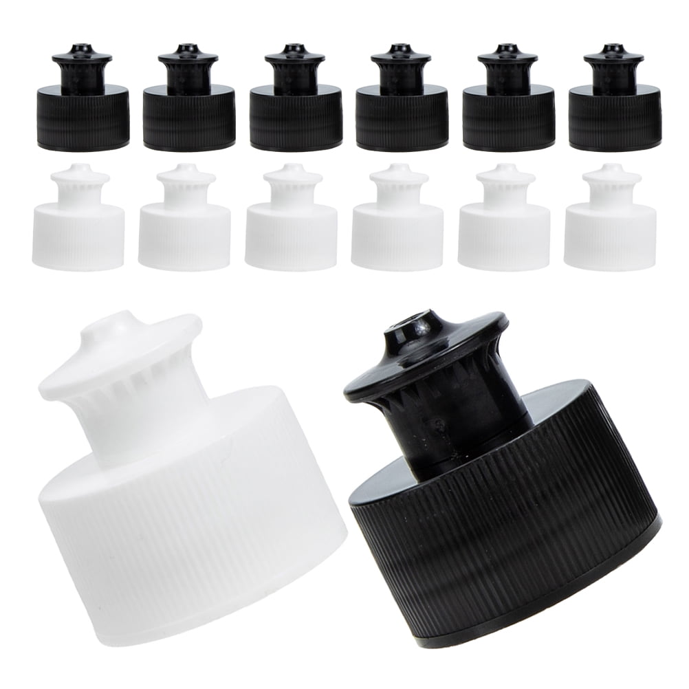 Beaupretty 20Pcs Bottle Caps Bulk White Round Replacement Cap for ...