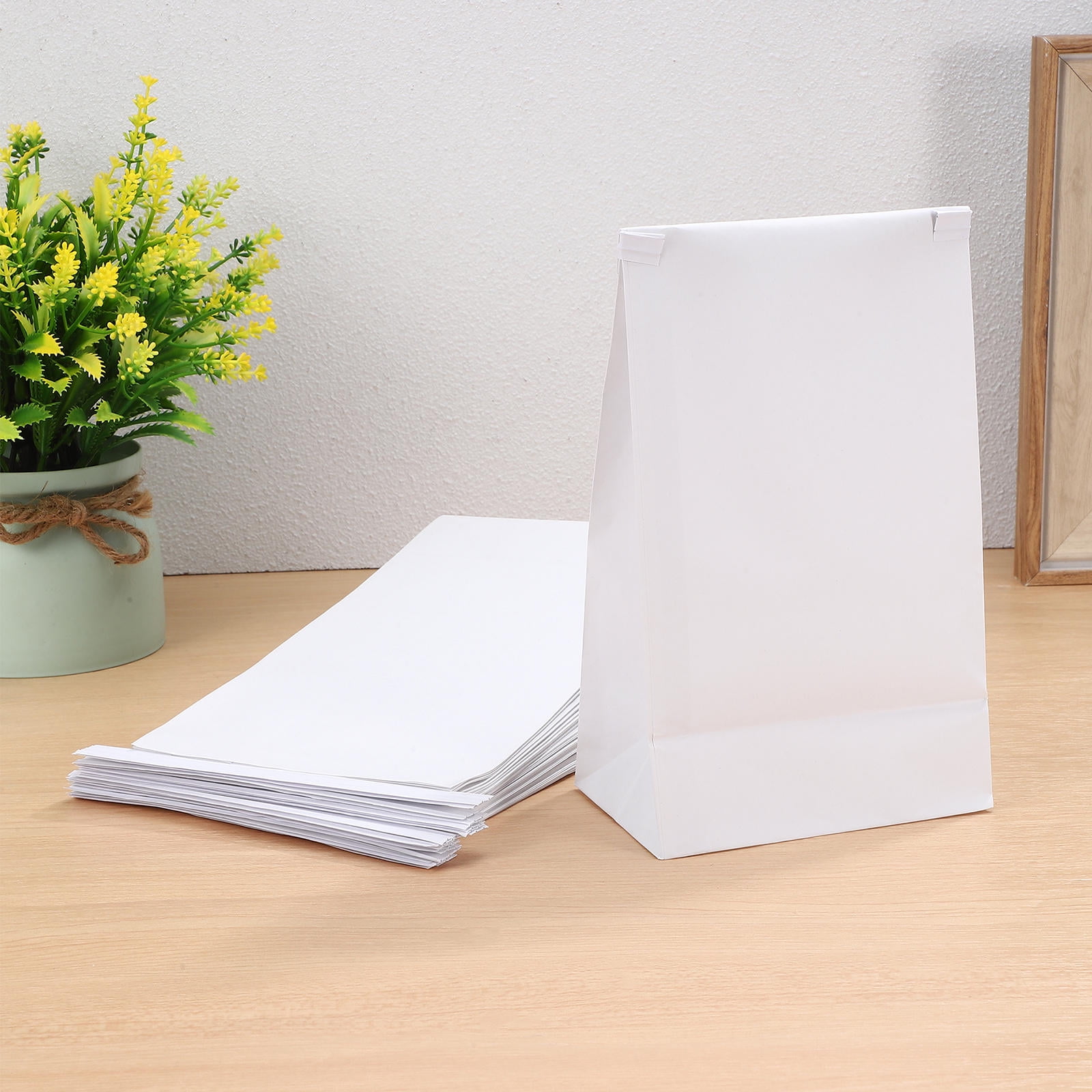 Beaupretty 25Pcs Portable White Paper Emesis Bags with Leak Proof Seal ...