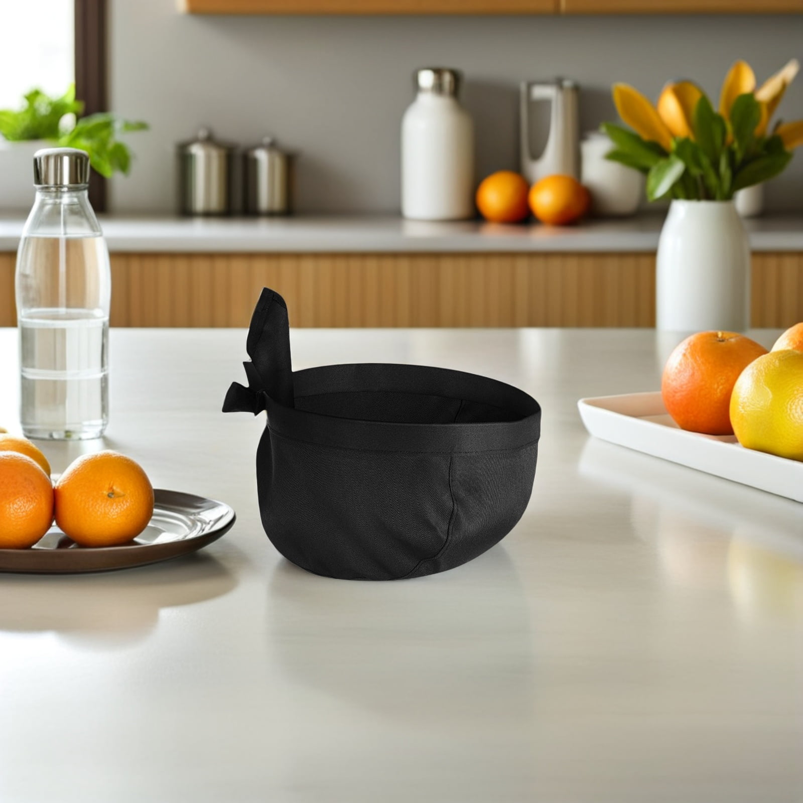 Beaupretty 2Pcs Black Chef Turban Caps with Adjustable Ribbon for ...