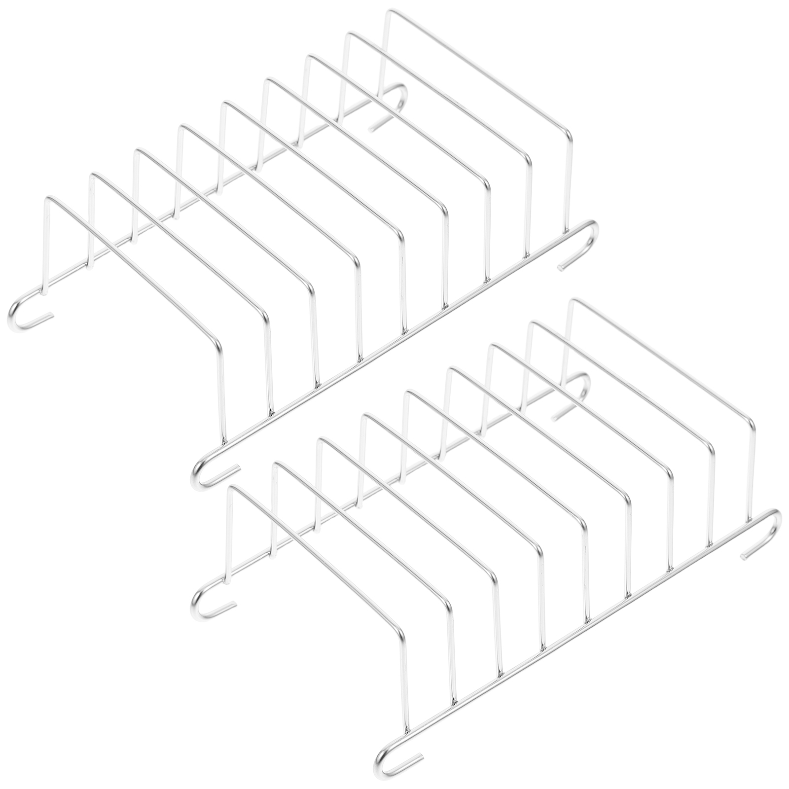 Beaupretty 2Pcs Bread Cooling Rack Air Fryer Accessories Rack Silver ...