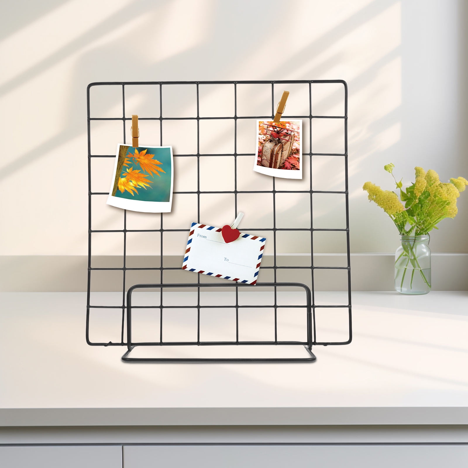 Beaupretty wire grid display Grid Display Rack Iron 2Pcs - Walmart.com