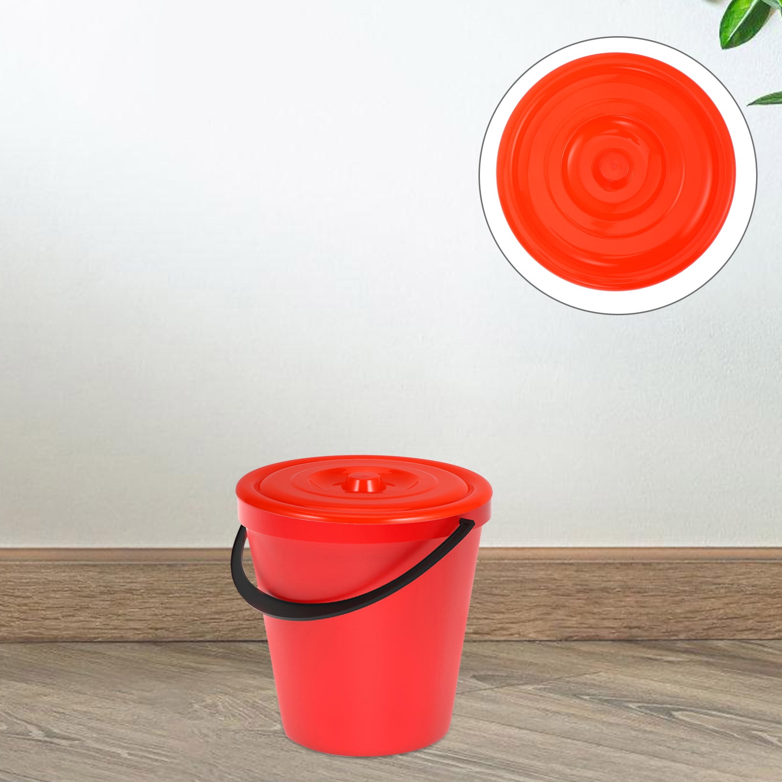 Beaupretty 2Pcs Round Plastic Trash Can Lids with Smooth Surface and ...