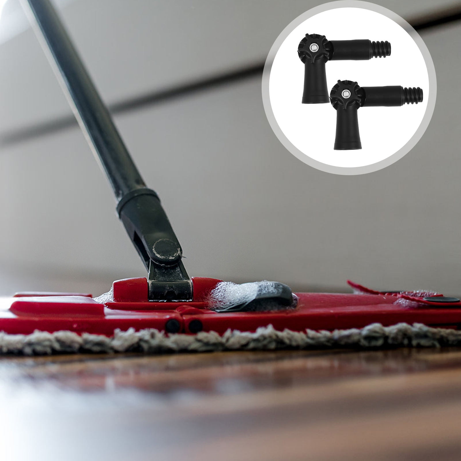 Beaupretty 2pcs Swivel Angle Adaptor for Extension Pole, Threaded Tip ...