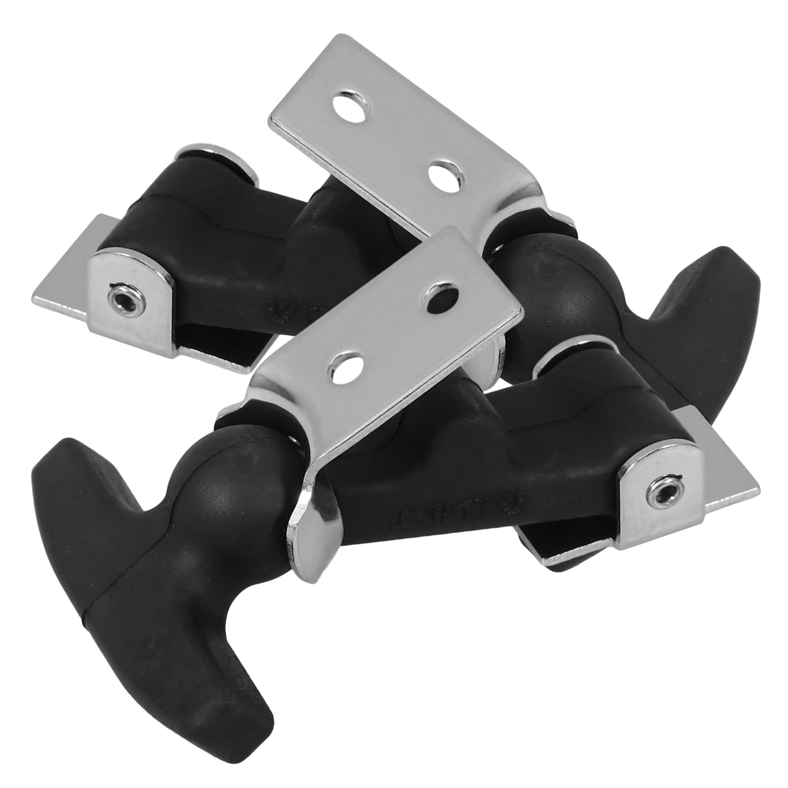 Beaupretty 2pcs Universal Hood Latch Rubber Flexible T Handle Black for ...