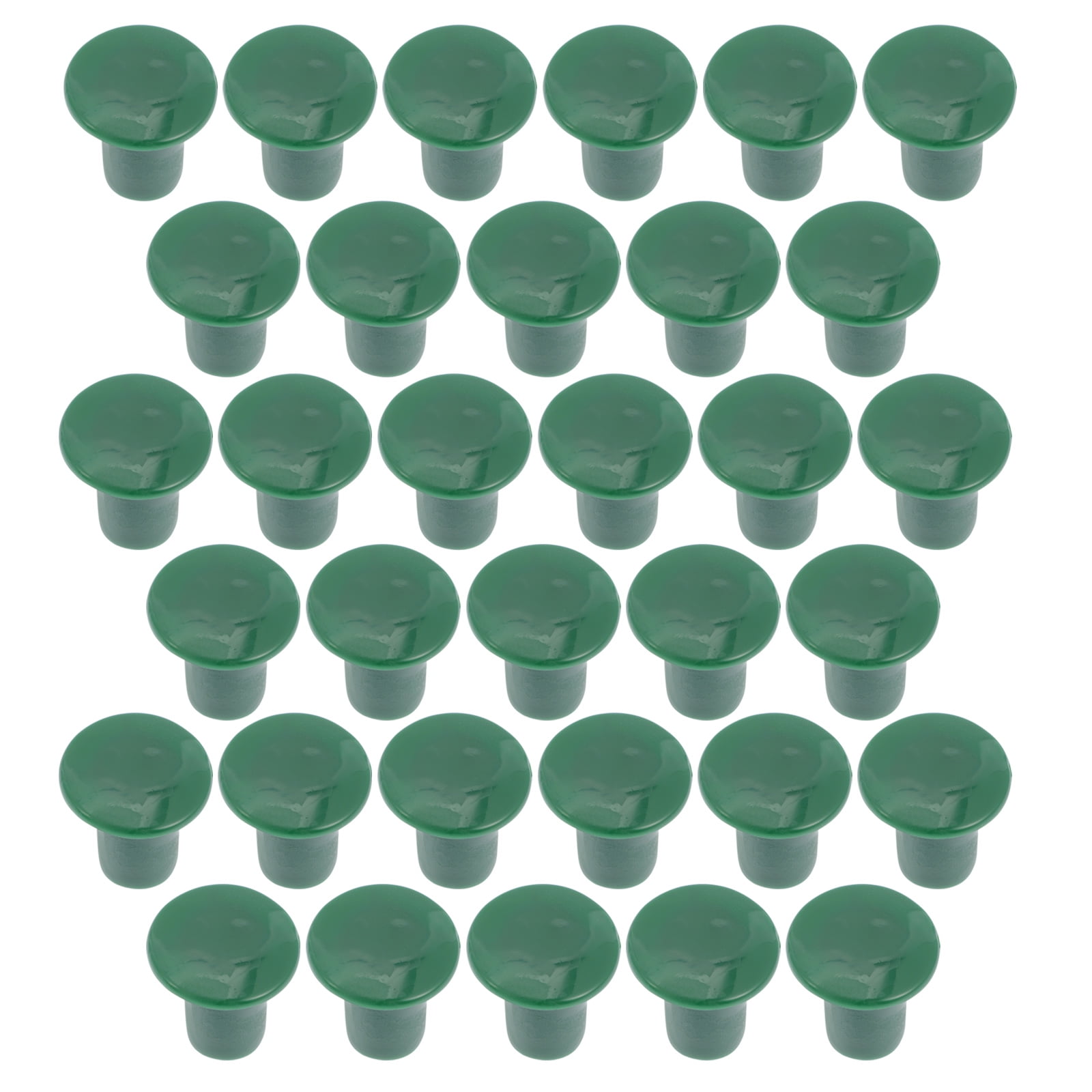 Beaupretty 36Pcs Outdoor Garden Cane Caps Green Plastic Plant Support ...