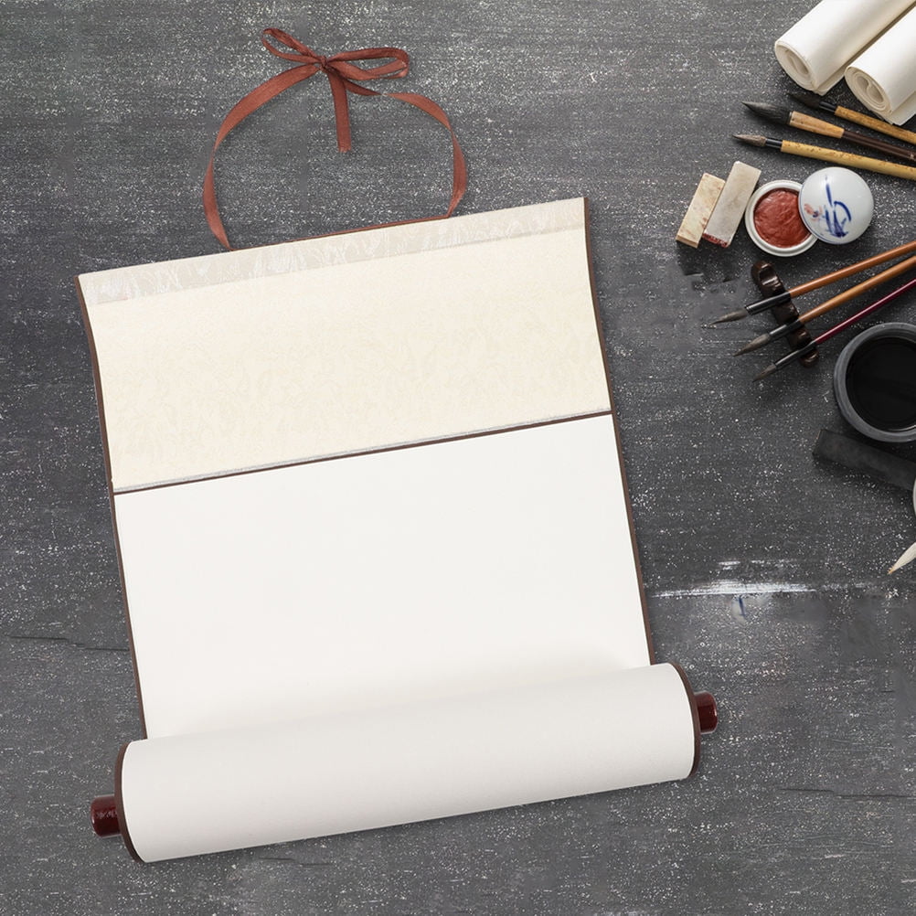 Beaupretty 3Set Blank Chinese Scroll for Family White Paper for Vintage ...