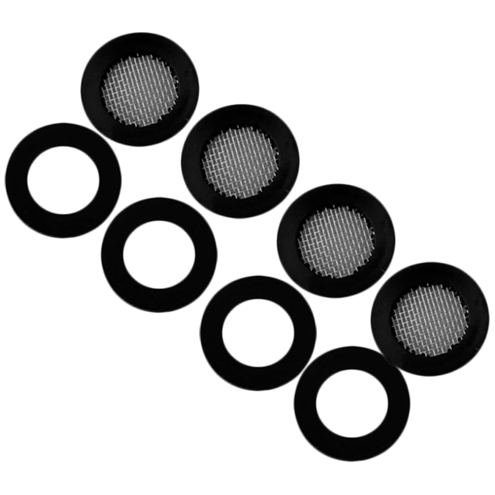 Beaupretty 4 Sets Bathroom Leakage Net Black Rubber Washers for ...