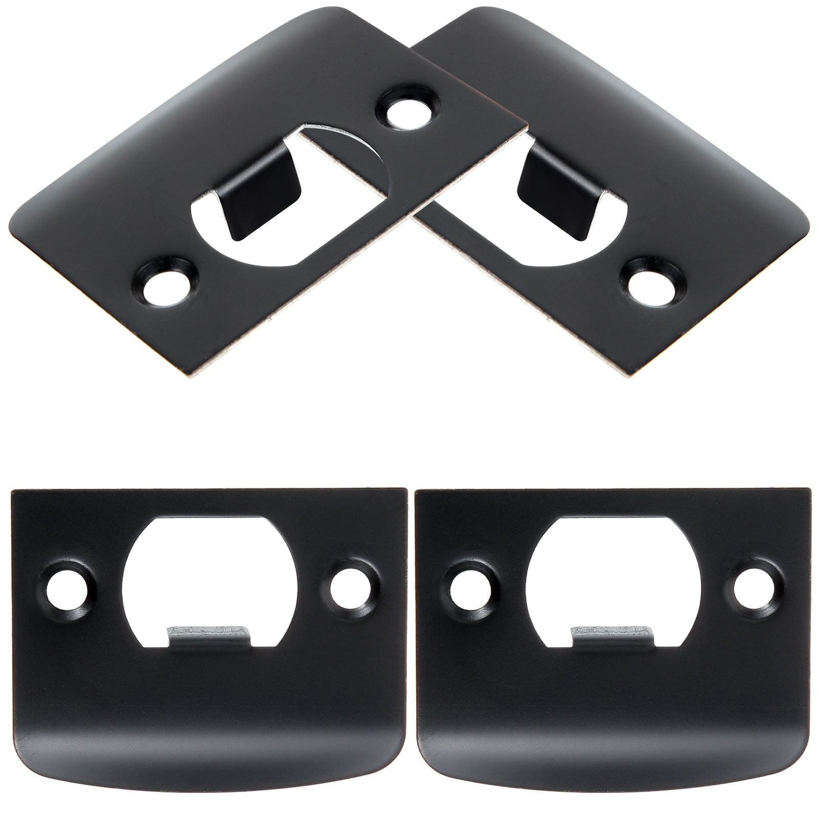 Beaupretty 4Pcs Deadbolt Plates Stainless Steel Door Latch Plate Home ...