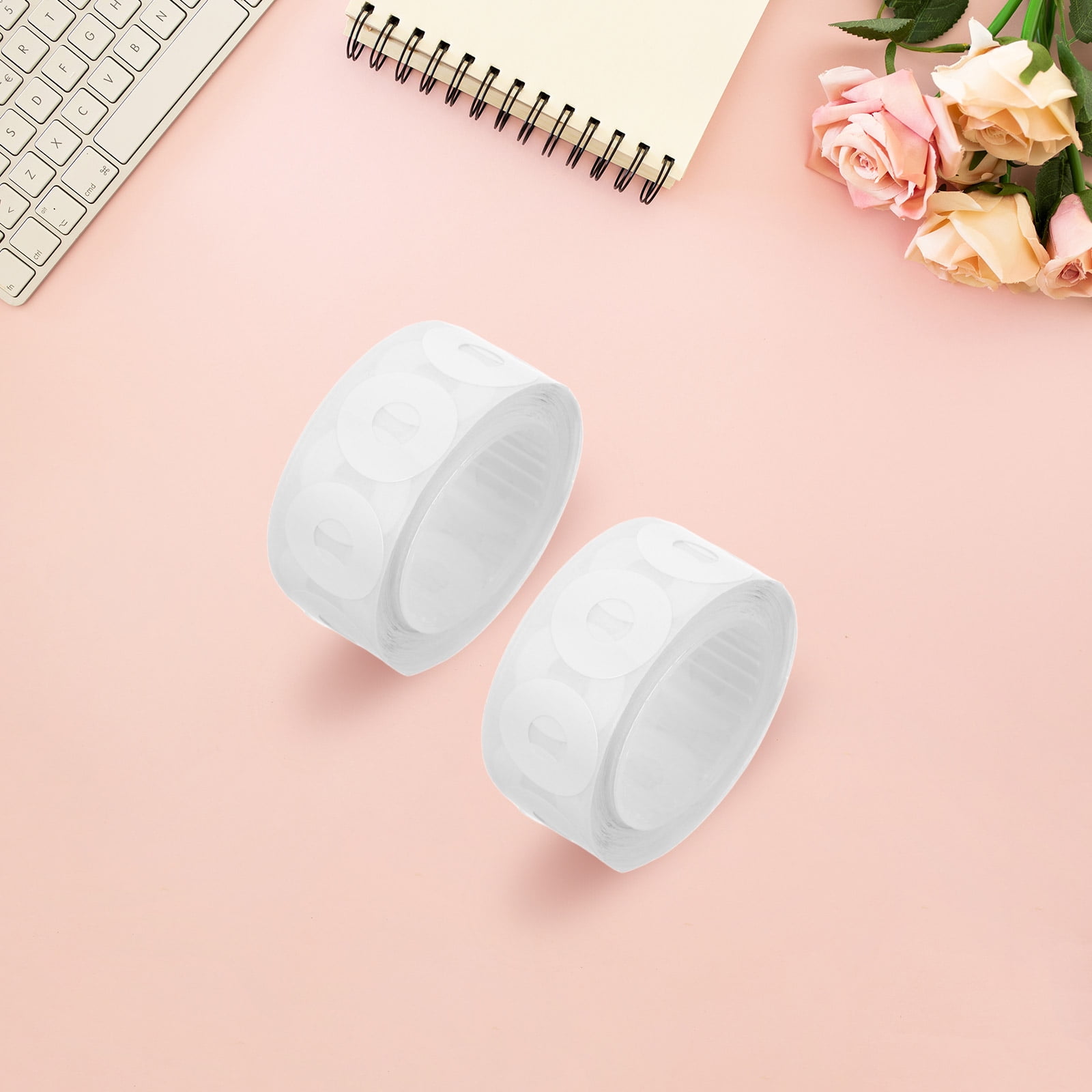 Beaupretty 500pcs PVC Hole Protection Stickers White for Reinforcing ...