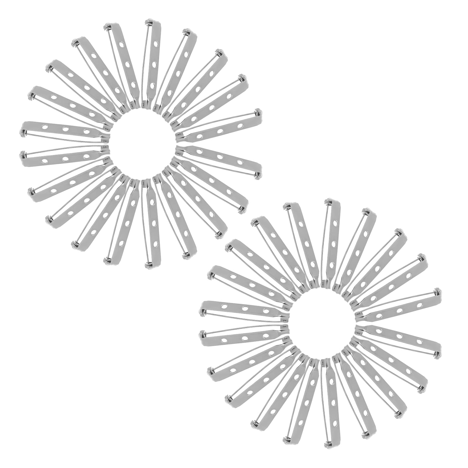 Beaupretty 50pcs Badges Pin Alloy Metal Gluing Fixing for Craft Project ...