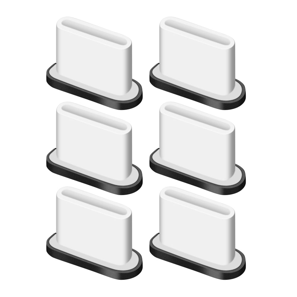 Beaupretty 6Pcs Mobile Phone Dust Cover Black Aluminium Alloy For Dust ...