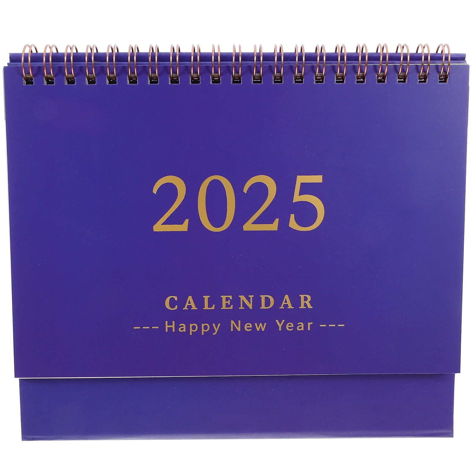 Beaupretty Monthly Standing Calendar Blue Paper Calendar 1Set for ...