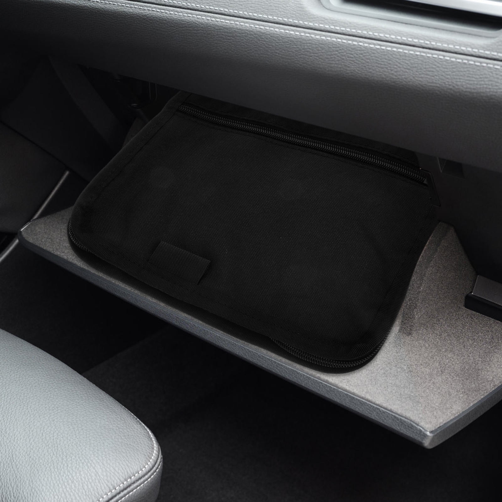 Beaupretty Car Document Pouch Organizer Insurance Card Holder Black ...