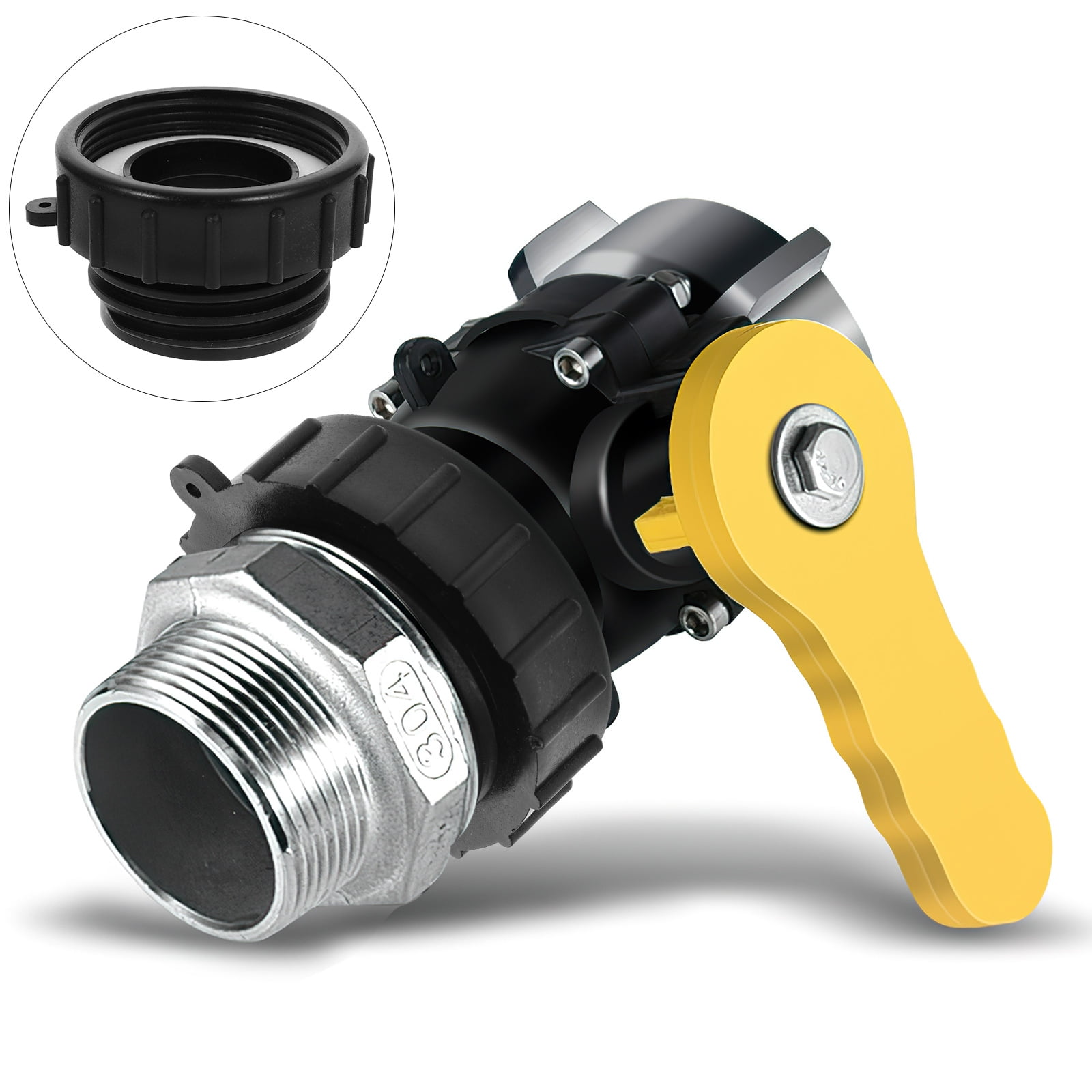 Beaupretty Fine Thread Conversion Ibc Tote Adapter Black High Grade ...