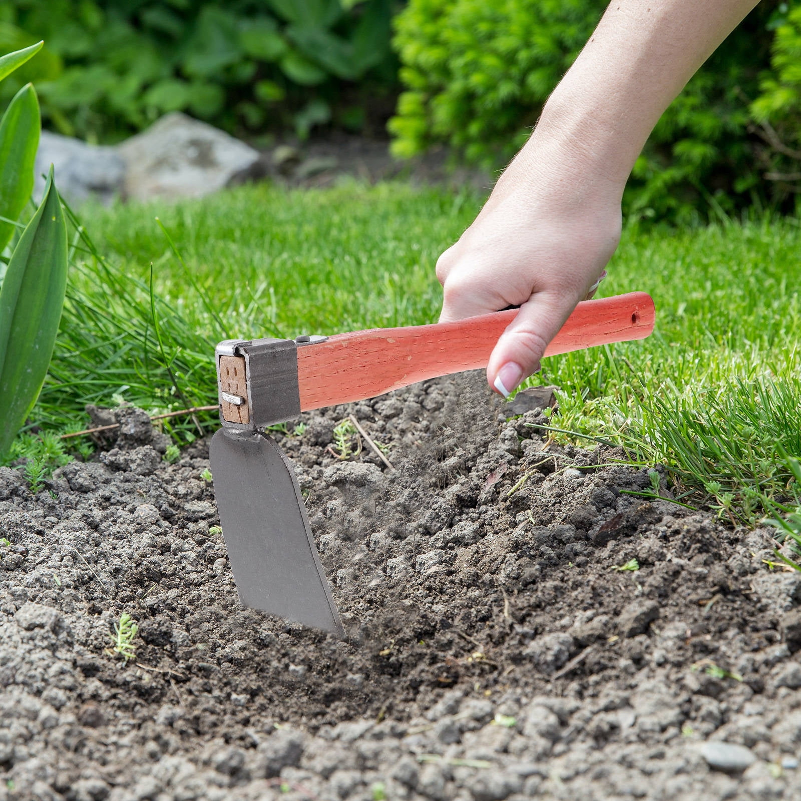 Beaupretty Gardening Hoeing Tool Khaki Wood 1Pcs for Agriculture and ...