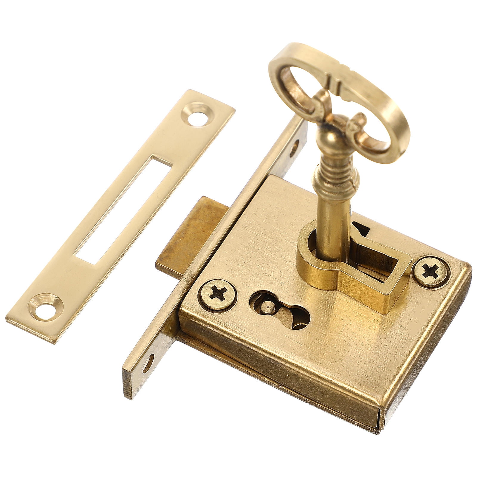 Beaupretty Cabinet Lock with Keys Brass Drawer Locks with Key Adults ...