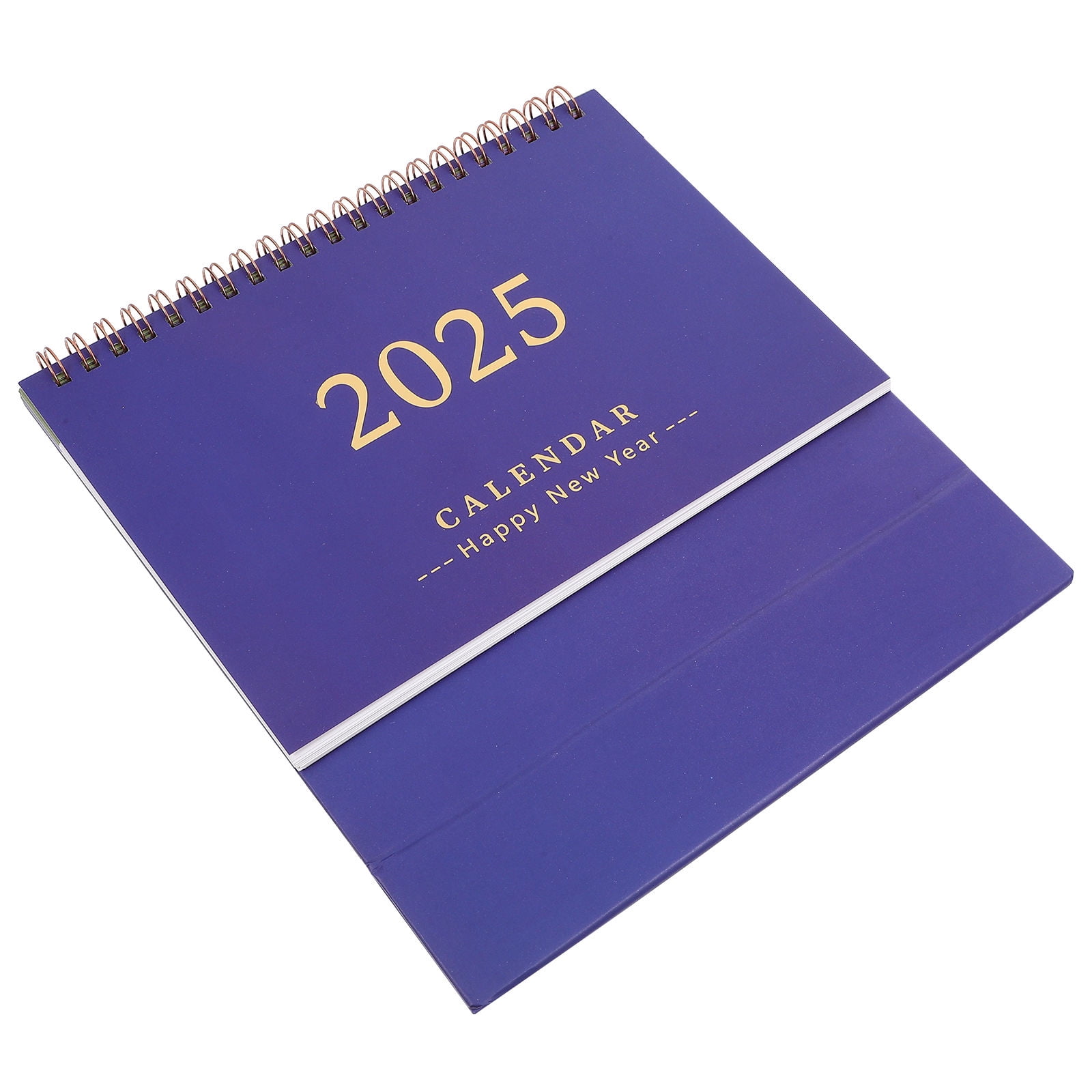 Beaupretty Monthly Desktop Calendar Paper Blue 1Pack - Walmart.com