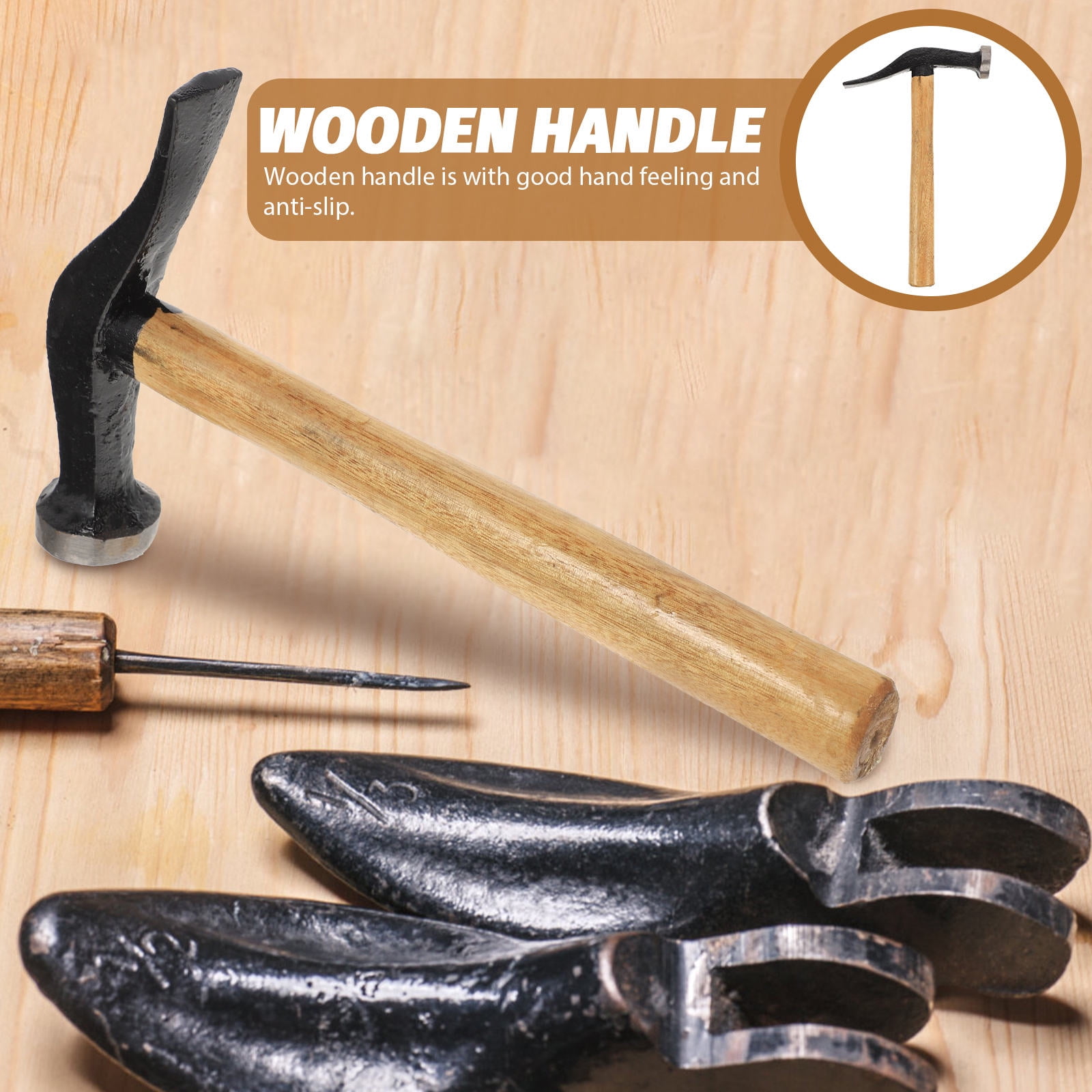 Beaupretty Shoe Repair Tool Multi Shoe Repair Hammer Wooden Material ...