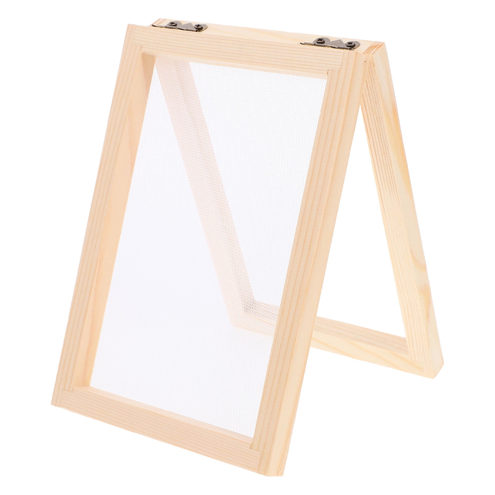 Beaupretty Papermaking Mold Frame Wood Paper Craft Frame Light Brown ...