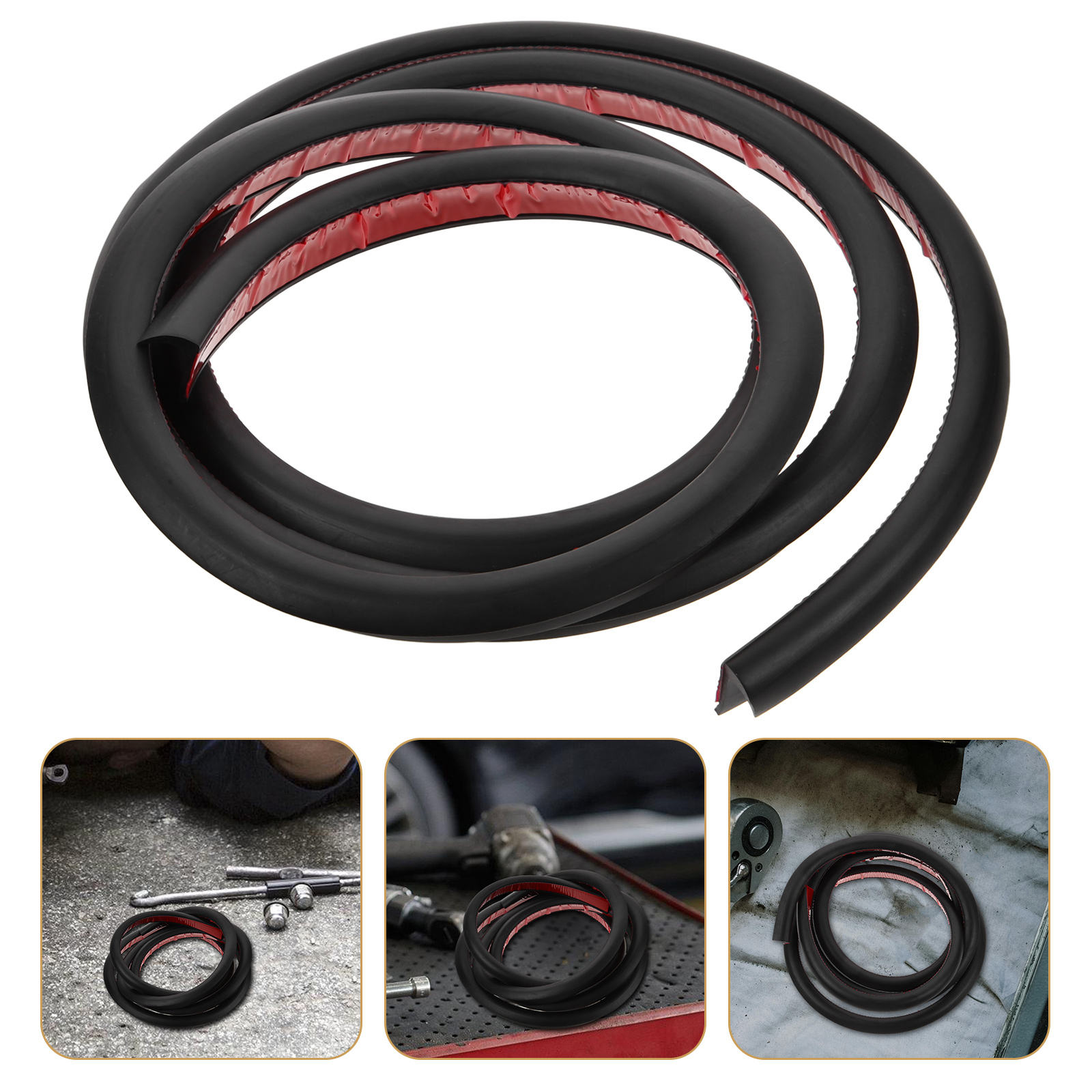 Beaupretty RV Drip Rail Gutter Rubber Black 1Set - Walmart.com