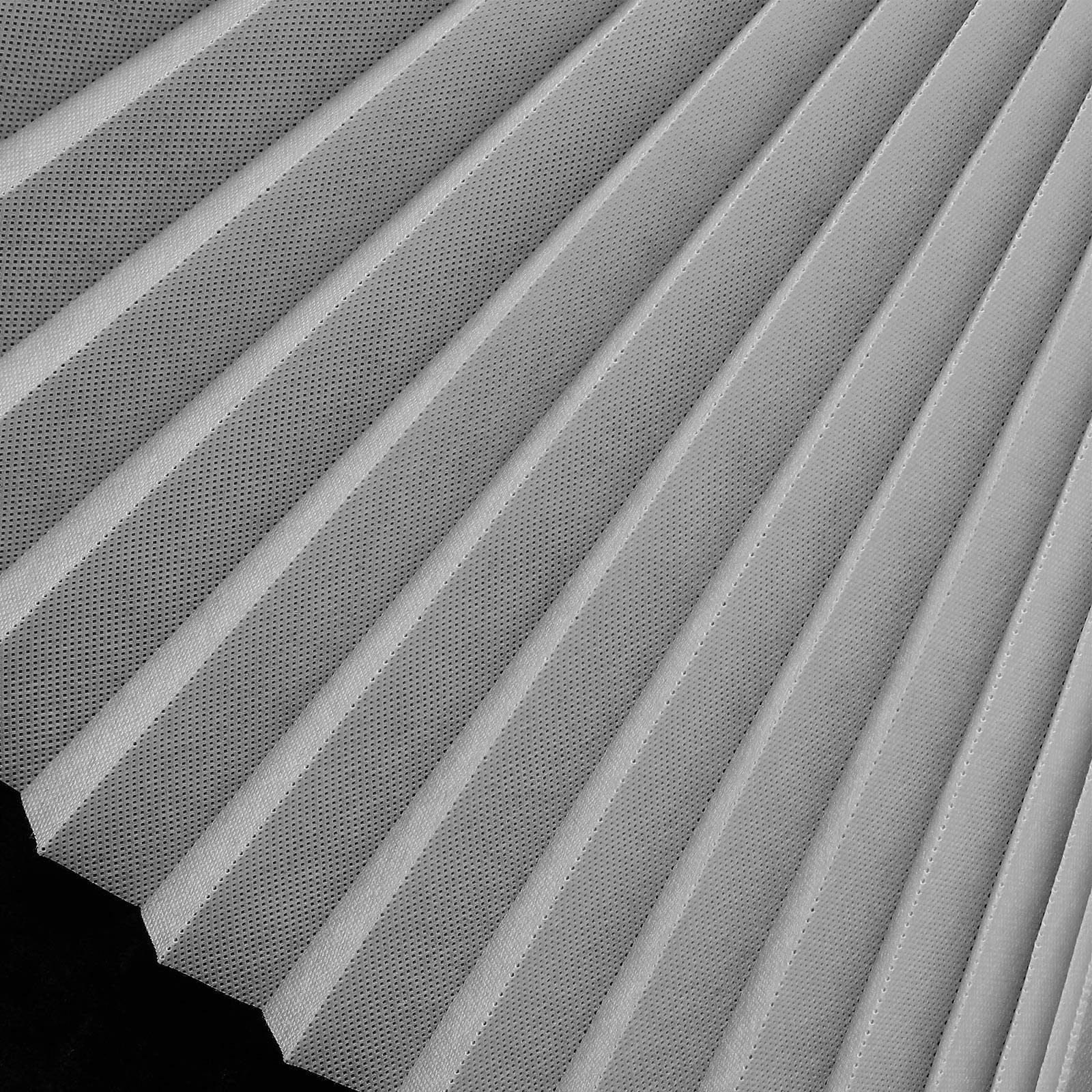 Beaupretty Window Curtains Self Adhesive Pleated Blind Polyester ...