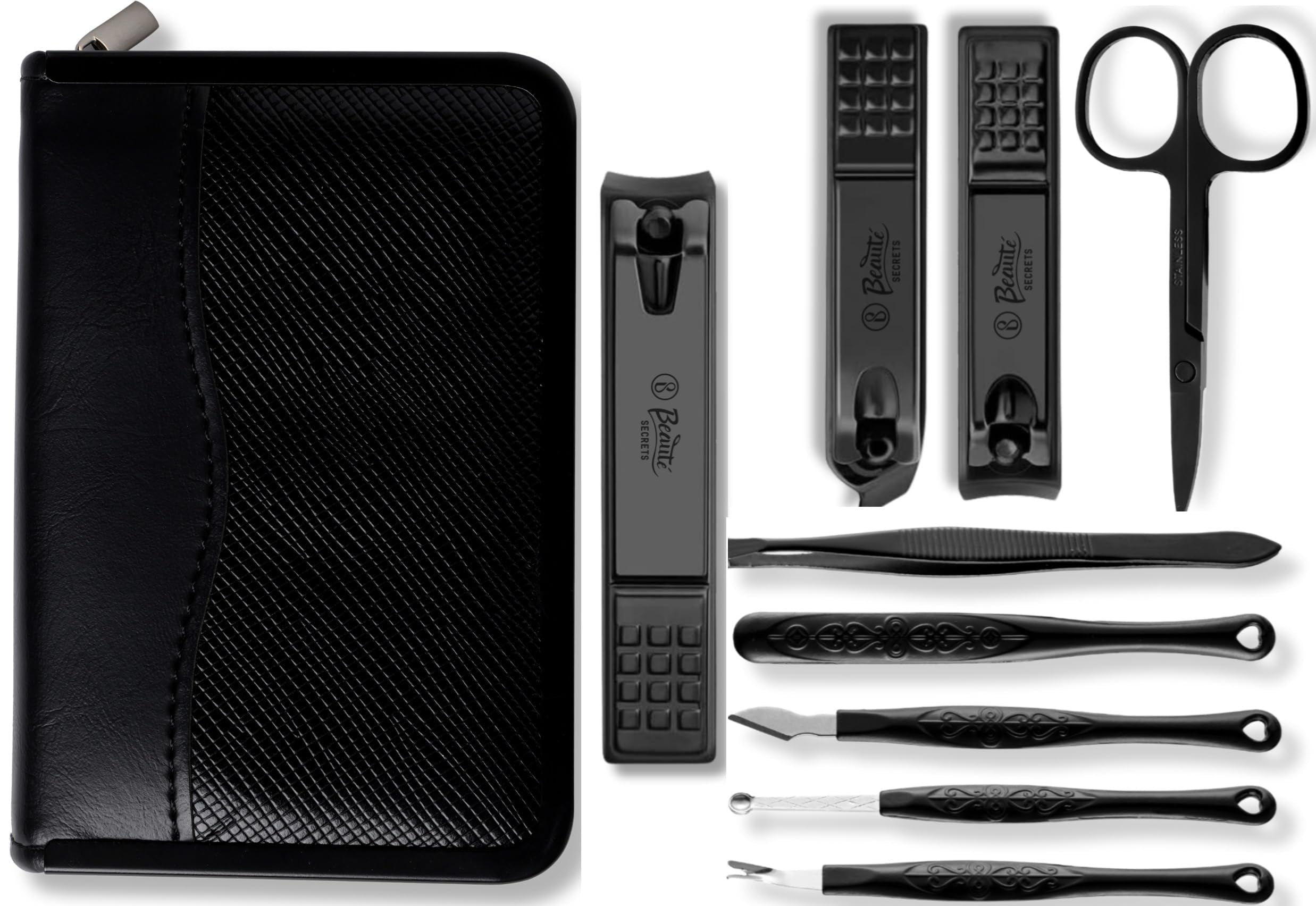 Beauté Secrets Luxury Manicure Set, Nail Clippers Set, Gifts For Men ...