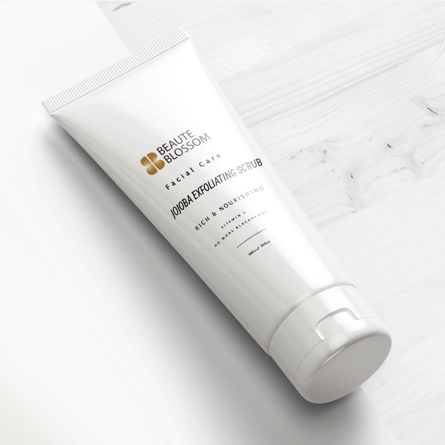 Beaute Blossom Jojoba Bead Exfoliating Scrub, Sensitive Skin, Gentle on ...