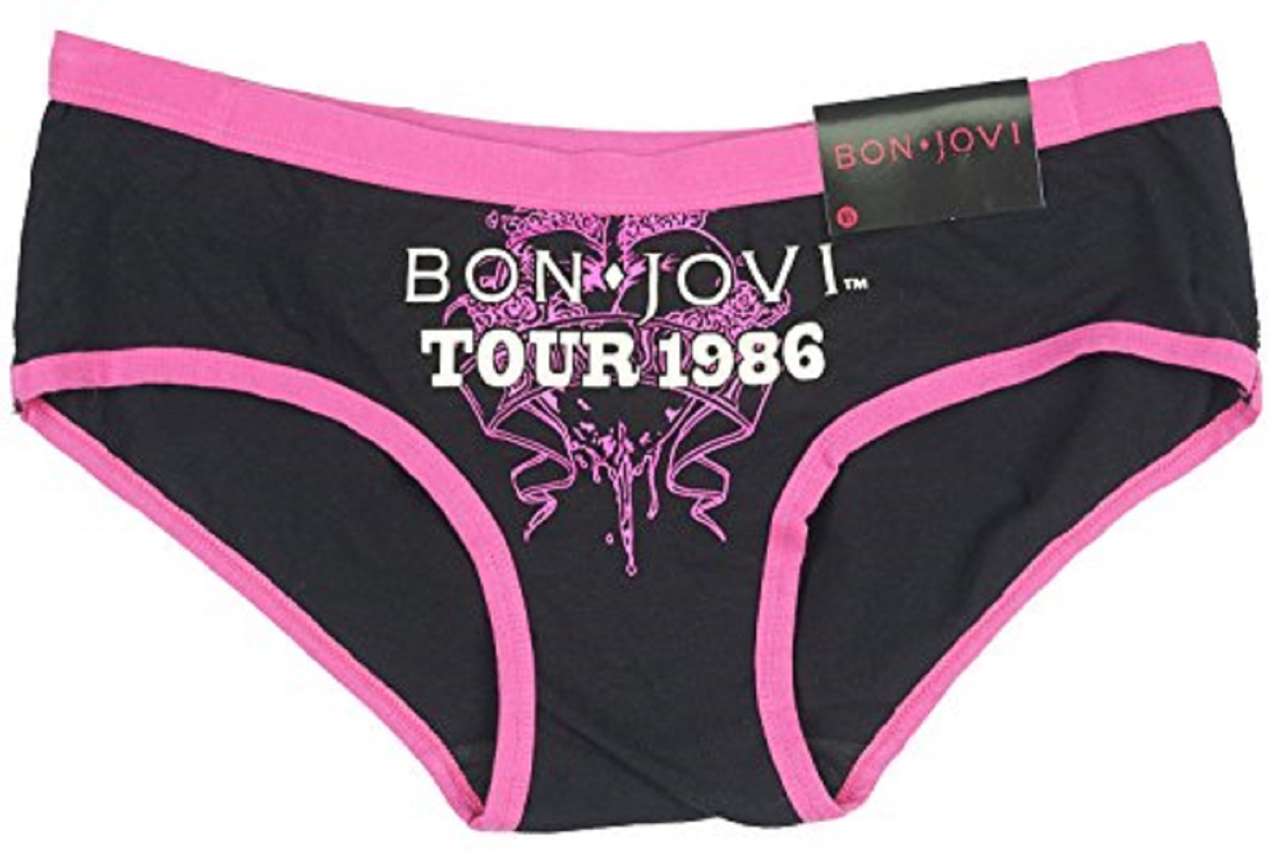 Beaute Fashion Rock Band Adult Women Panty Bon Jovi Tour 1986, Panties ...