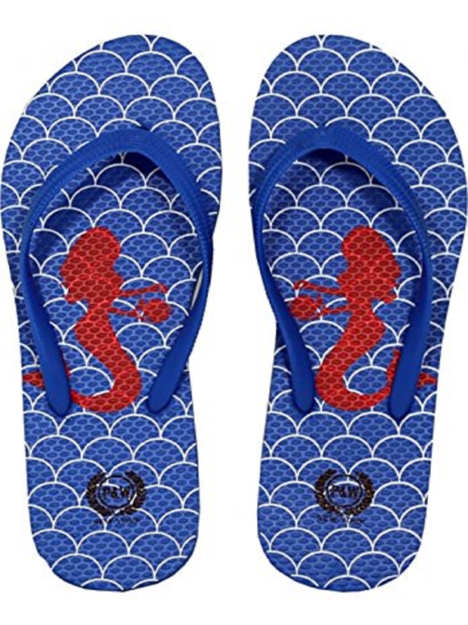 Beaute Fashion Trendy Nautical Sailboat Anchor Starfish Flip Flops ...