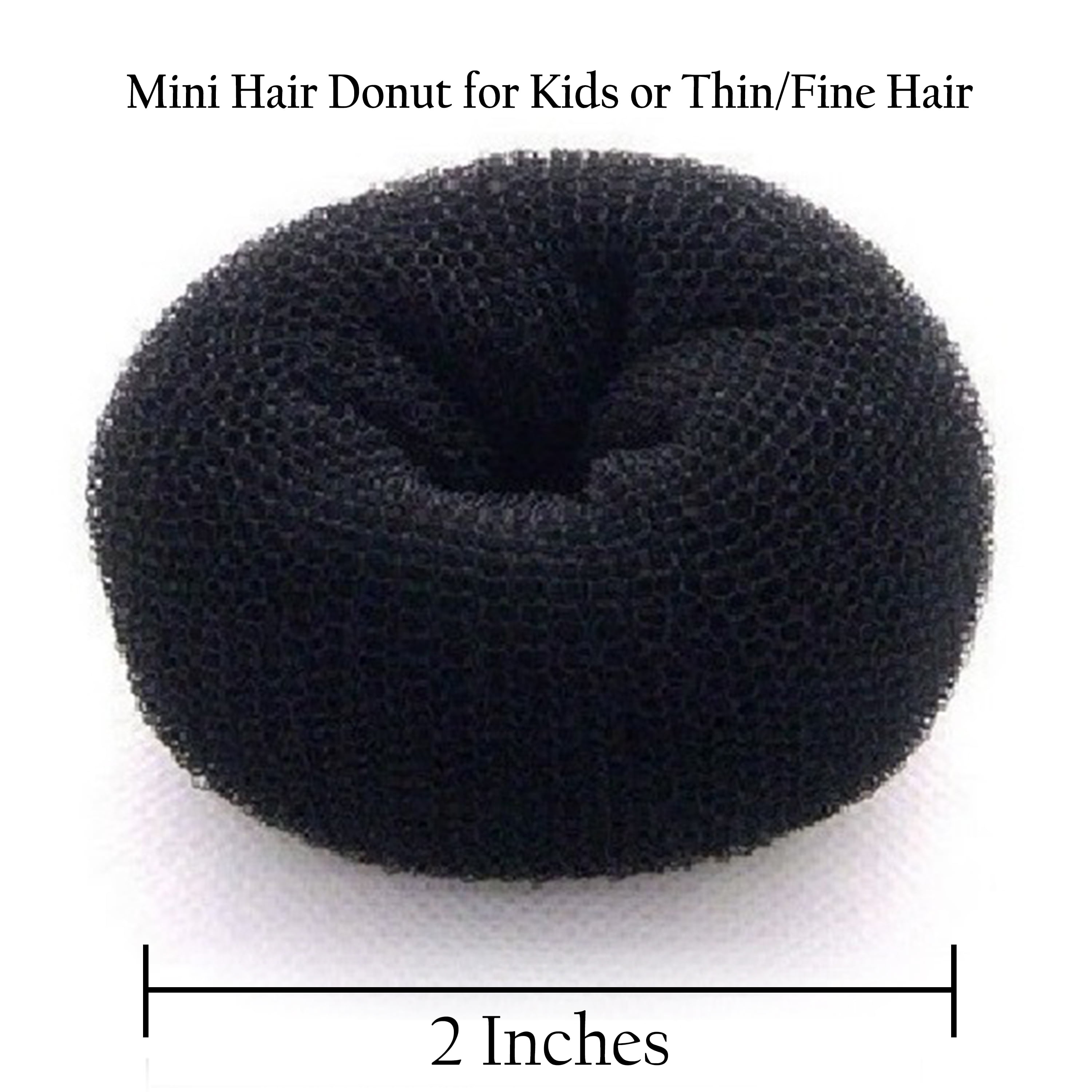 Beaute Galleria Hair Donut Bun Maker Ring Style Mesh Chignon Ballet Bun ...