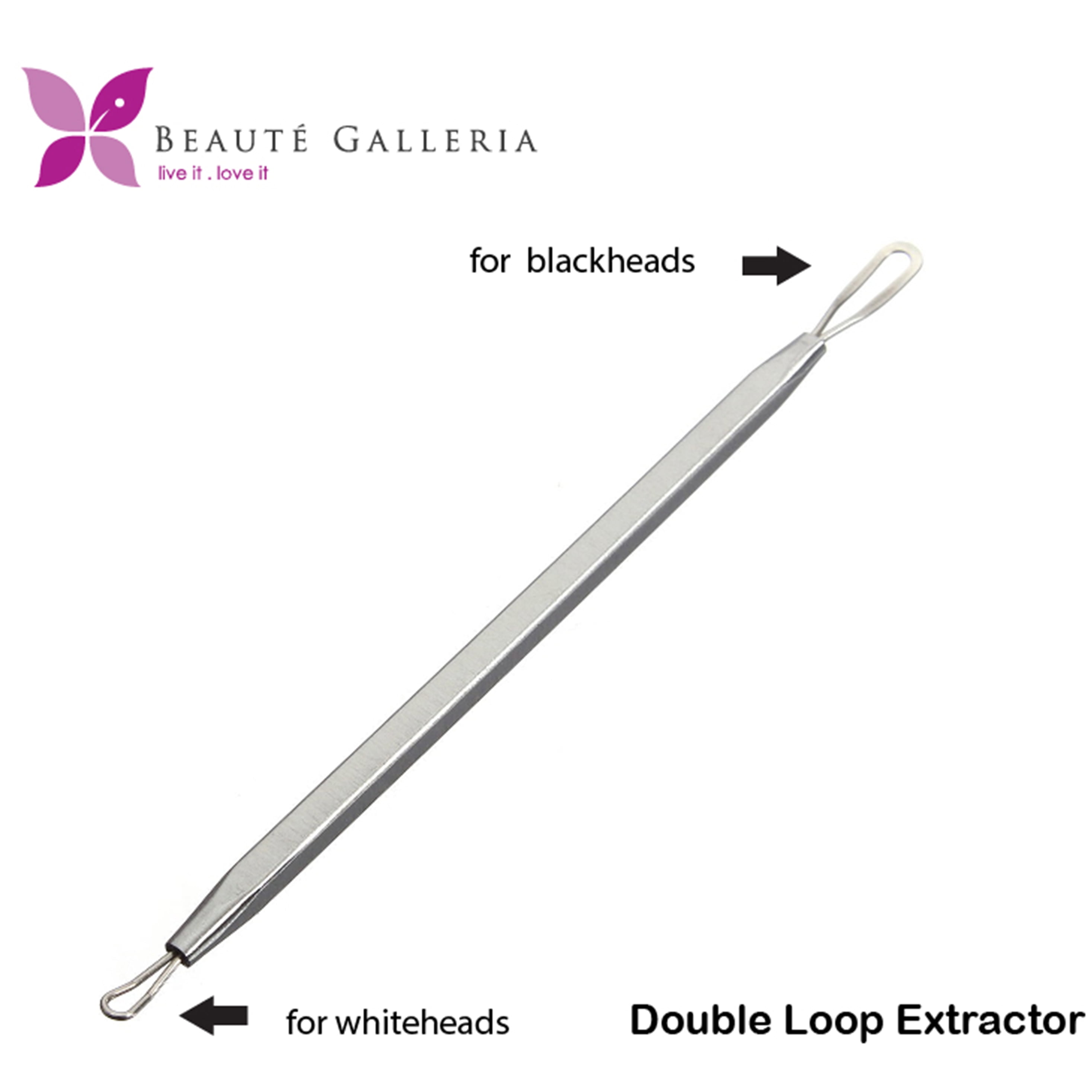 Beaute Galleria Stainless Steel Double Loop Pimple Remover, Blackhead ...
