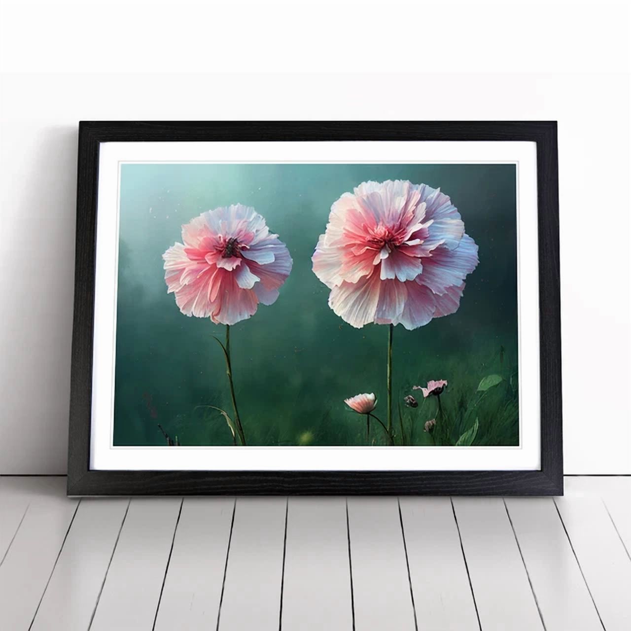 Beauteous Carnation Flowers Wall Art Print Poster Art Home Decor ...