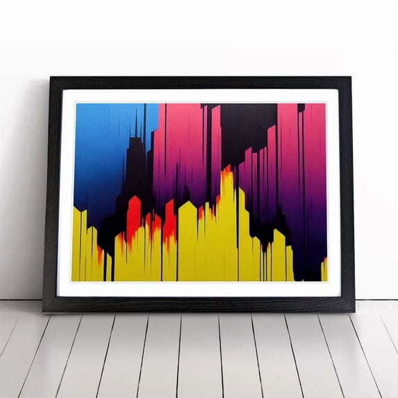 Beauteous City Skyline Architecture Wall Art Print Poster Art Home ...