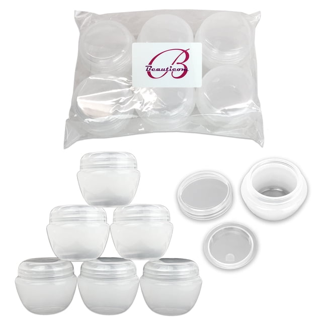 Beauticom 432 Jars 50G/50ML Round Frosted Container Jars with Inner ...