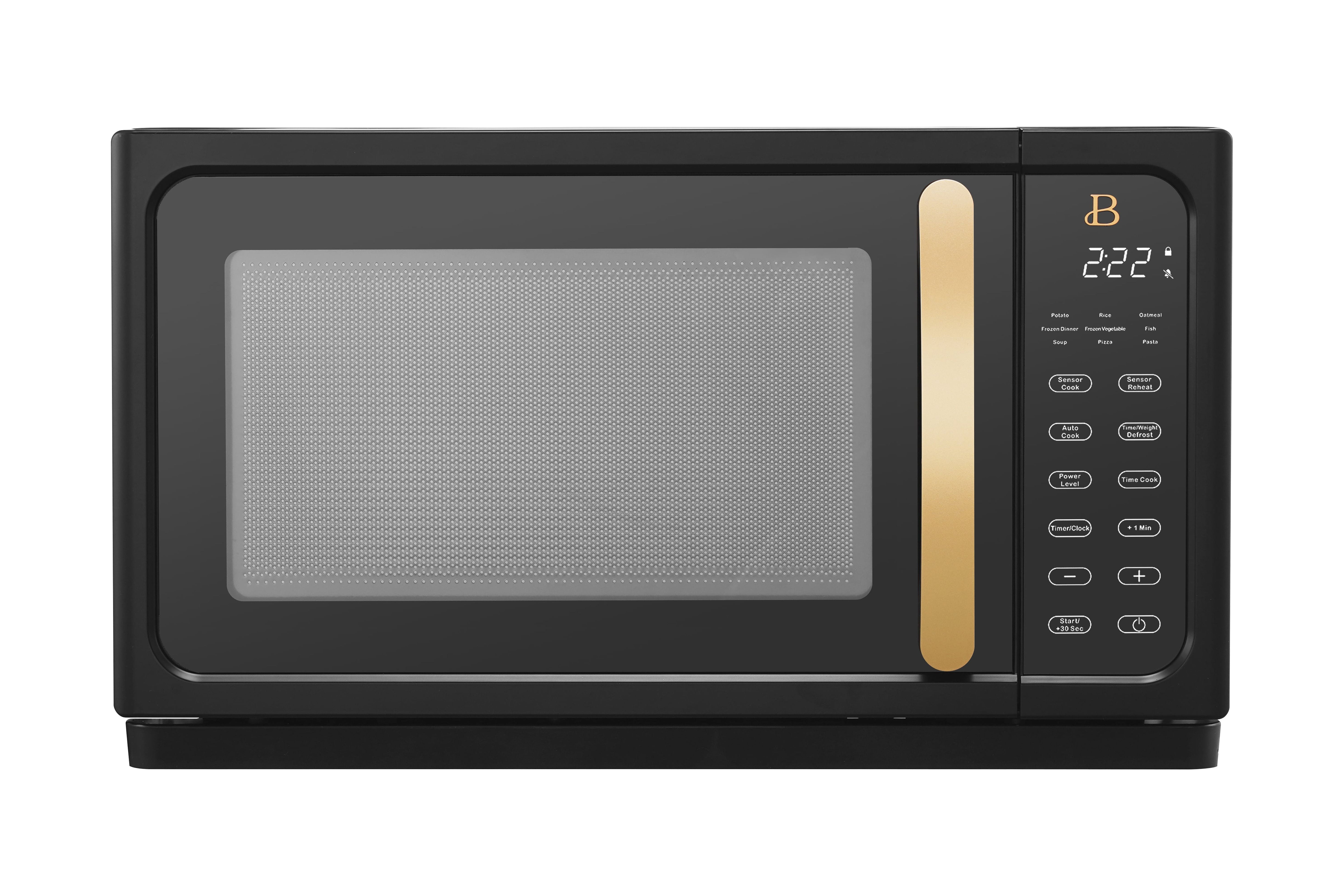 Beautiful 1.1 cu ft Countertop Microwave Ovens in Sesame Black ...