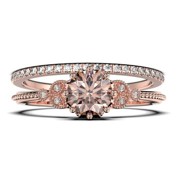 Dazzling Boho & hippiepie 1.75 Carat Pear Cut Morganite And Diamond ...